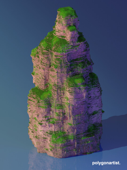 ArtStation - Procedural Rock Cliffs (Blender Tutorial)