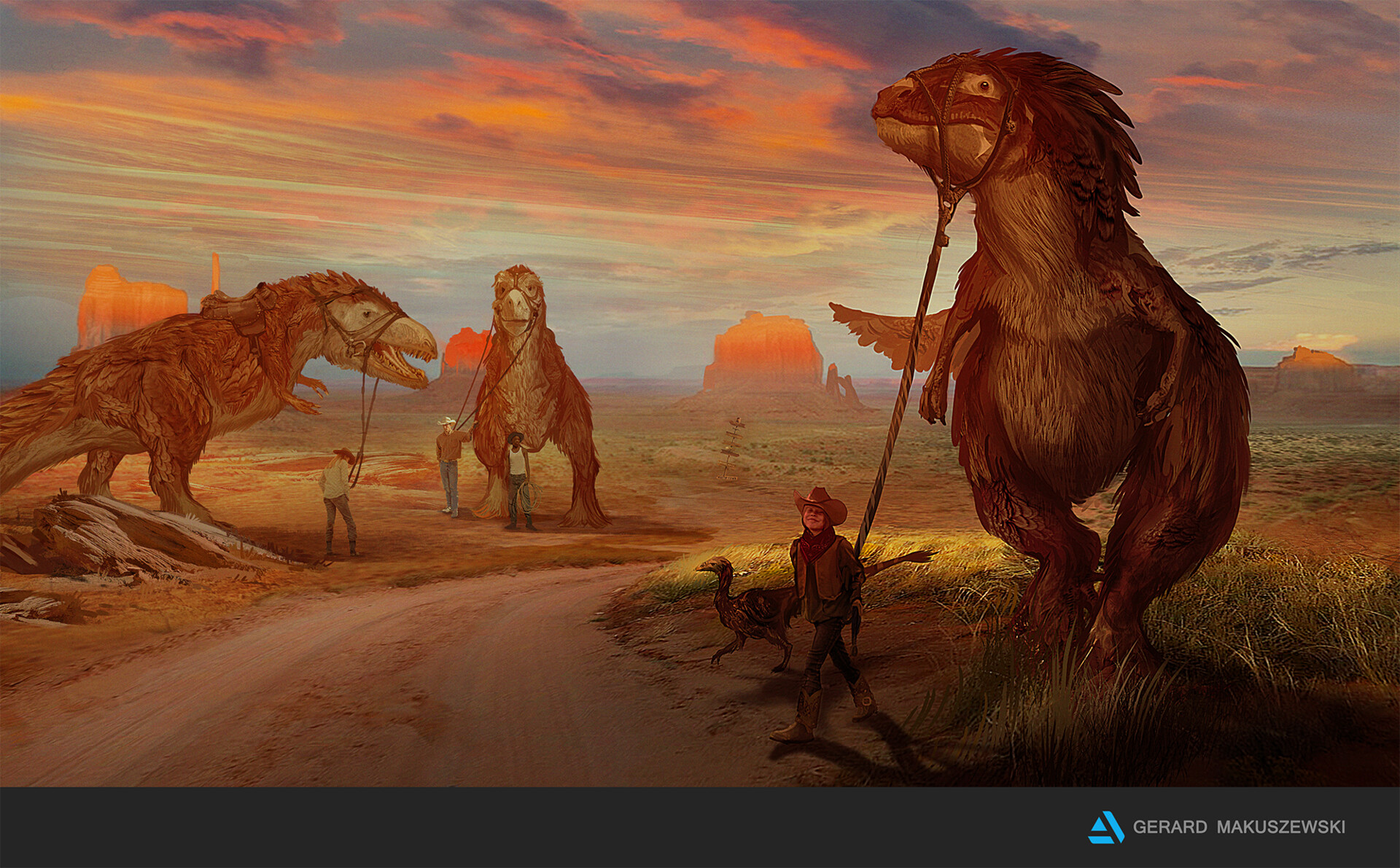 ArtStation - Wild Paleo West - Home Sweet Home