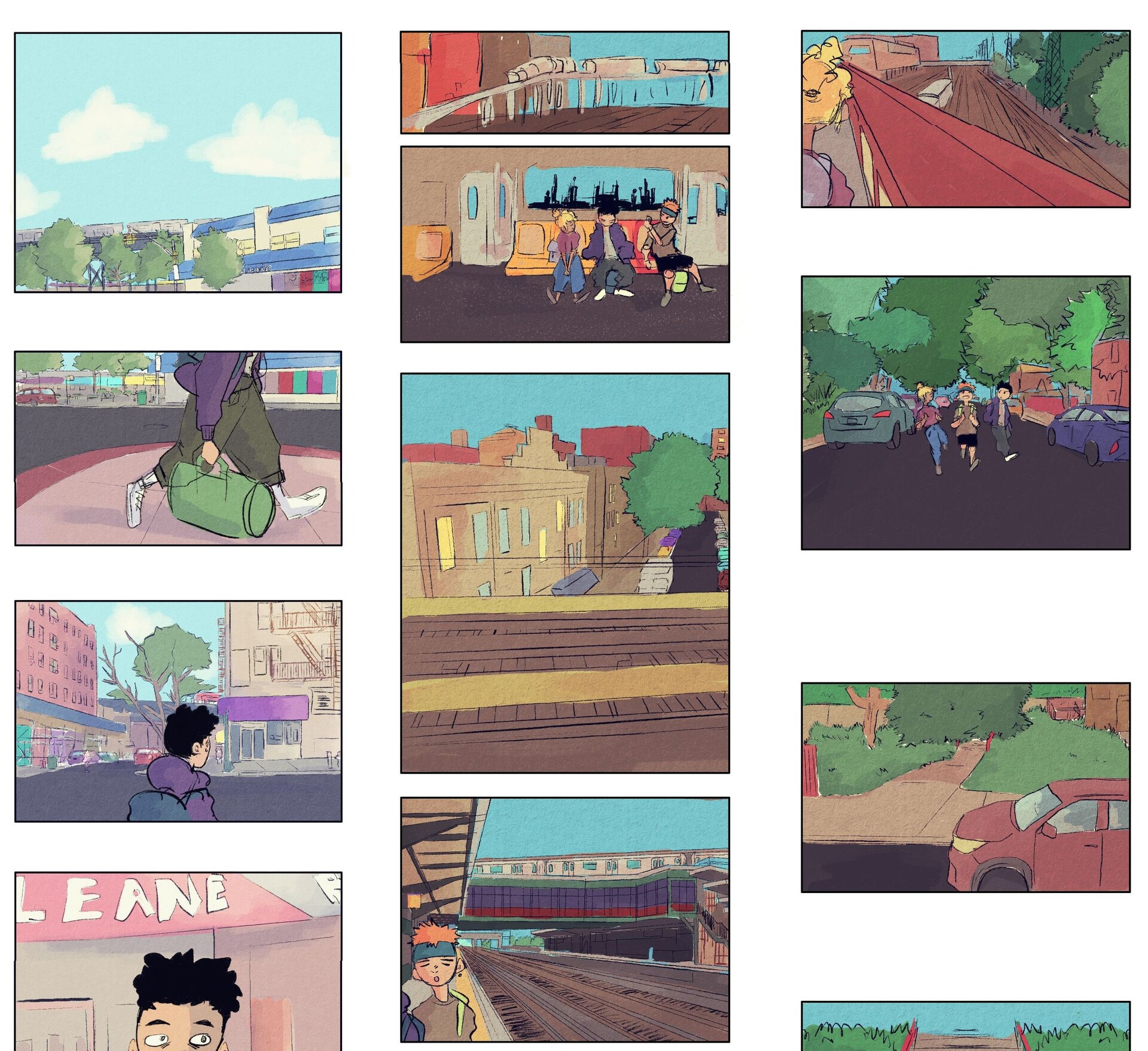 ArtStation - webcomic panels