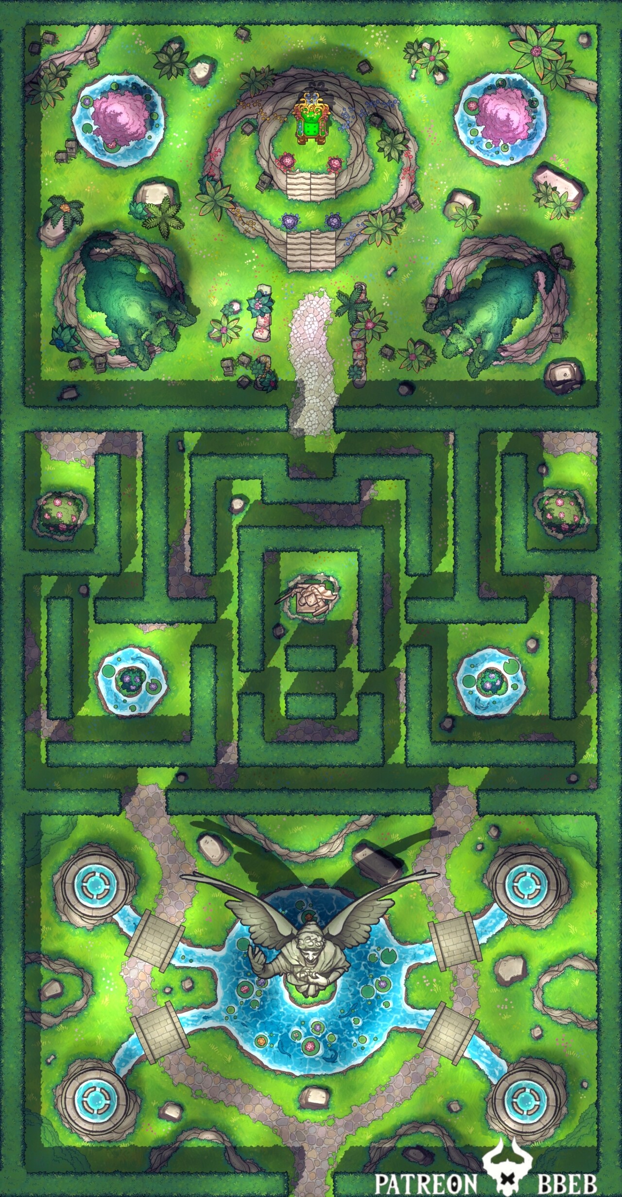 ArtStation - The Fairy Queen's Lair