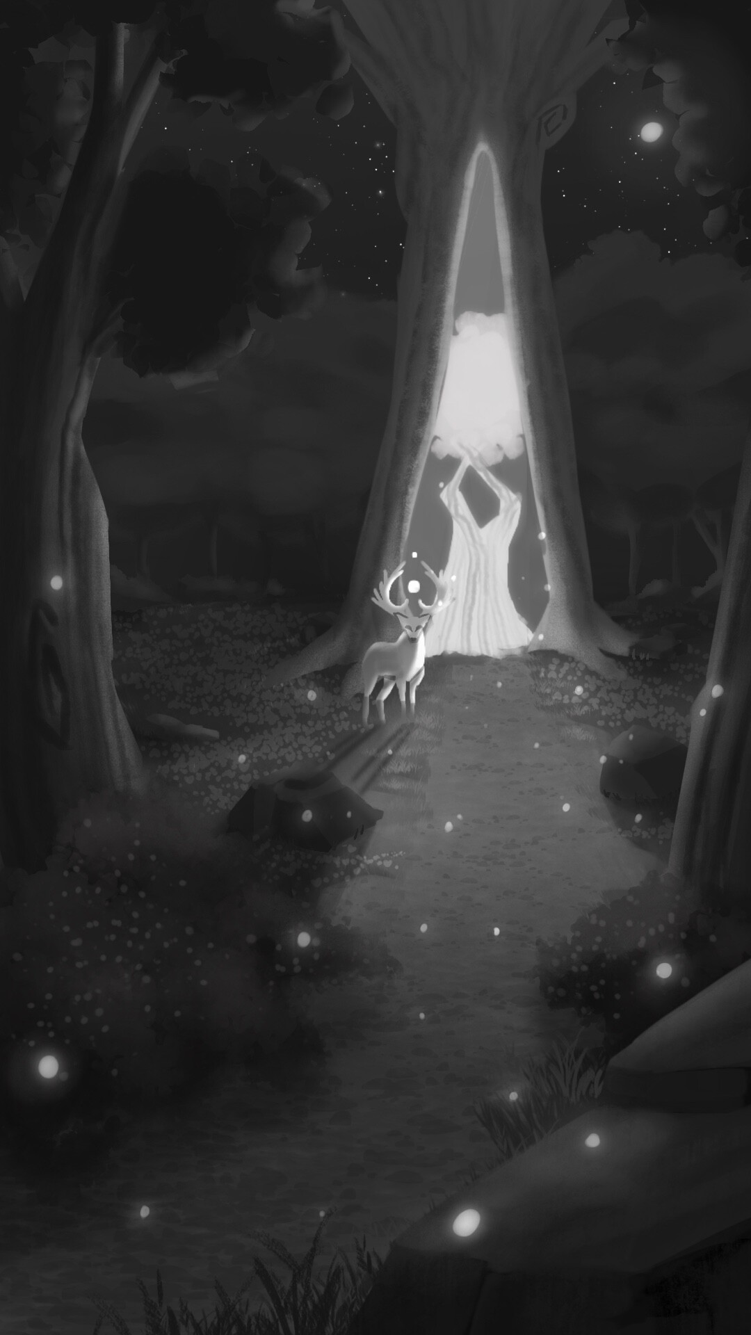 ArtStation - Environmental Sketch - The Forest God and The God-Child Tree