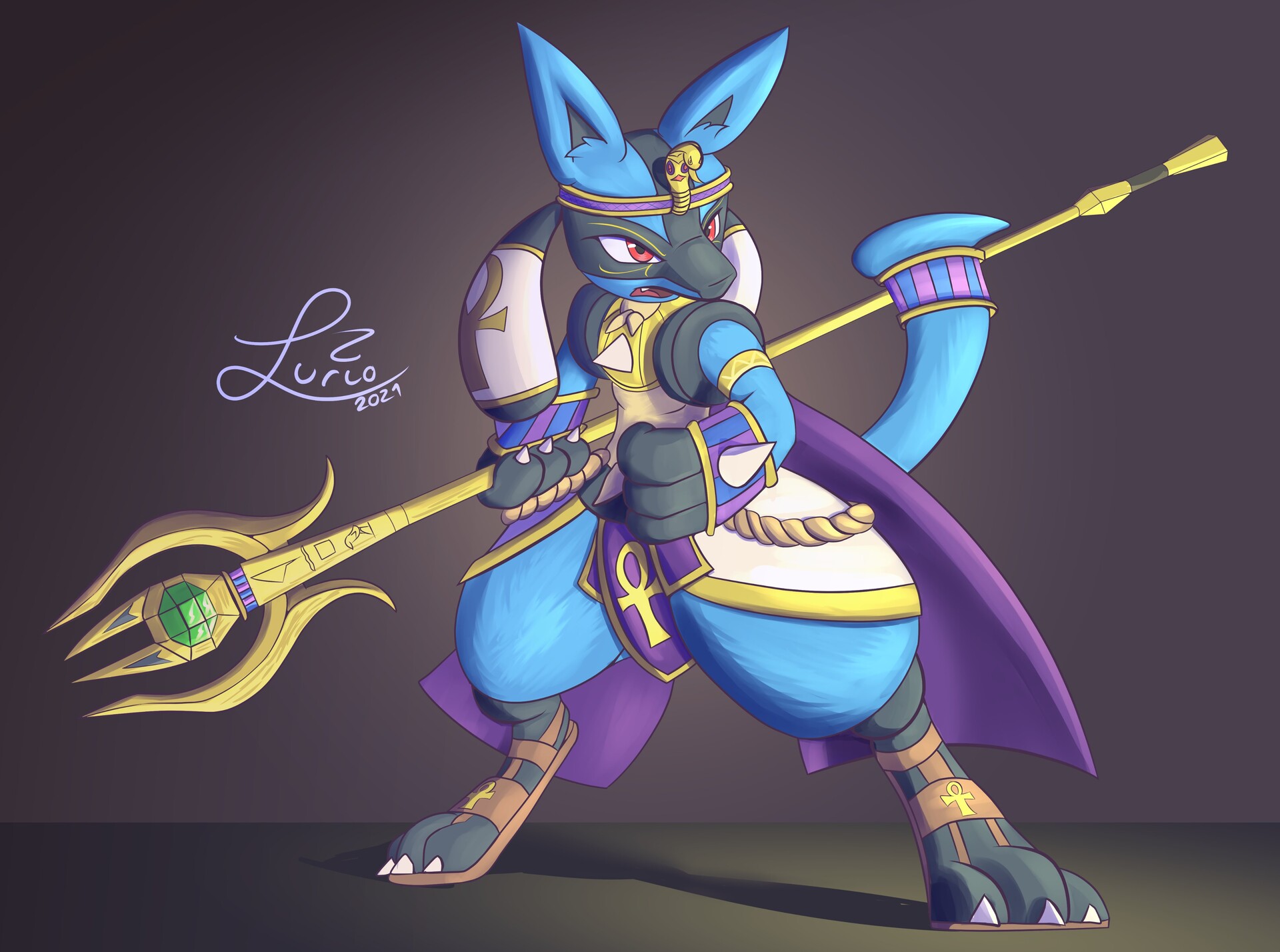 ArtStation - Egyptian Lucario