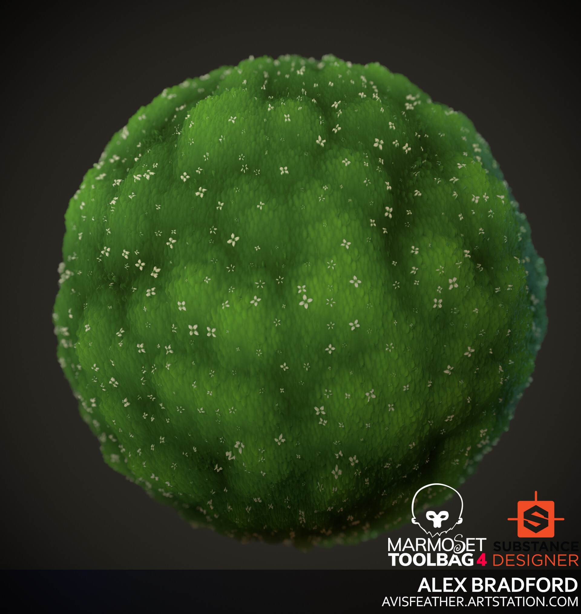 ArtStation - Stylized Moss Material