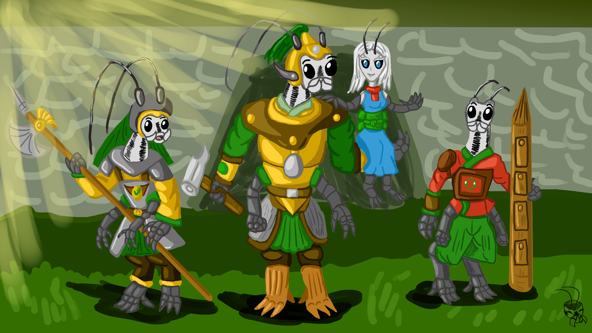 ArtStation - Highborne Longhorns Elypions