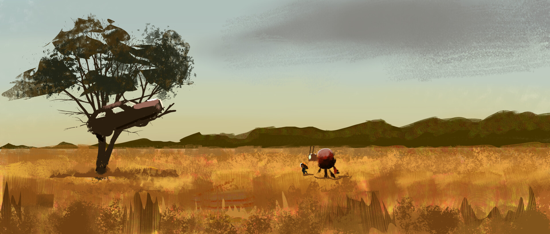 ArtStation - The surprise in the tree