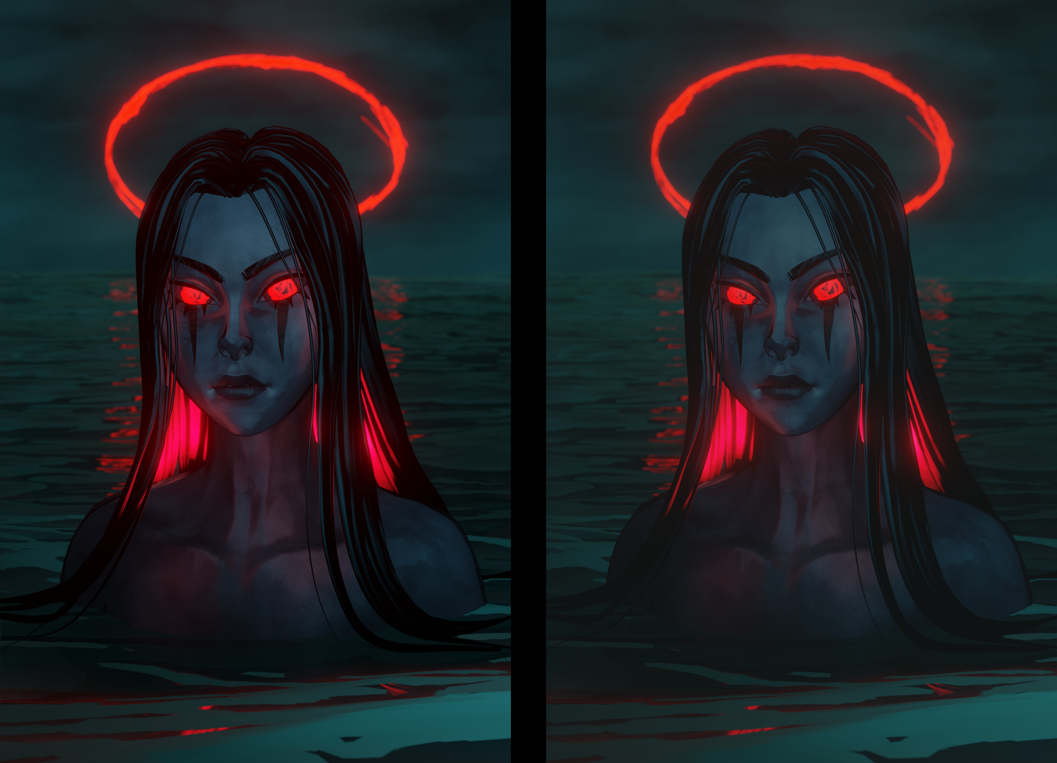 Harry Park - 赤色 - stylized 3D interpretation