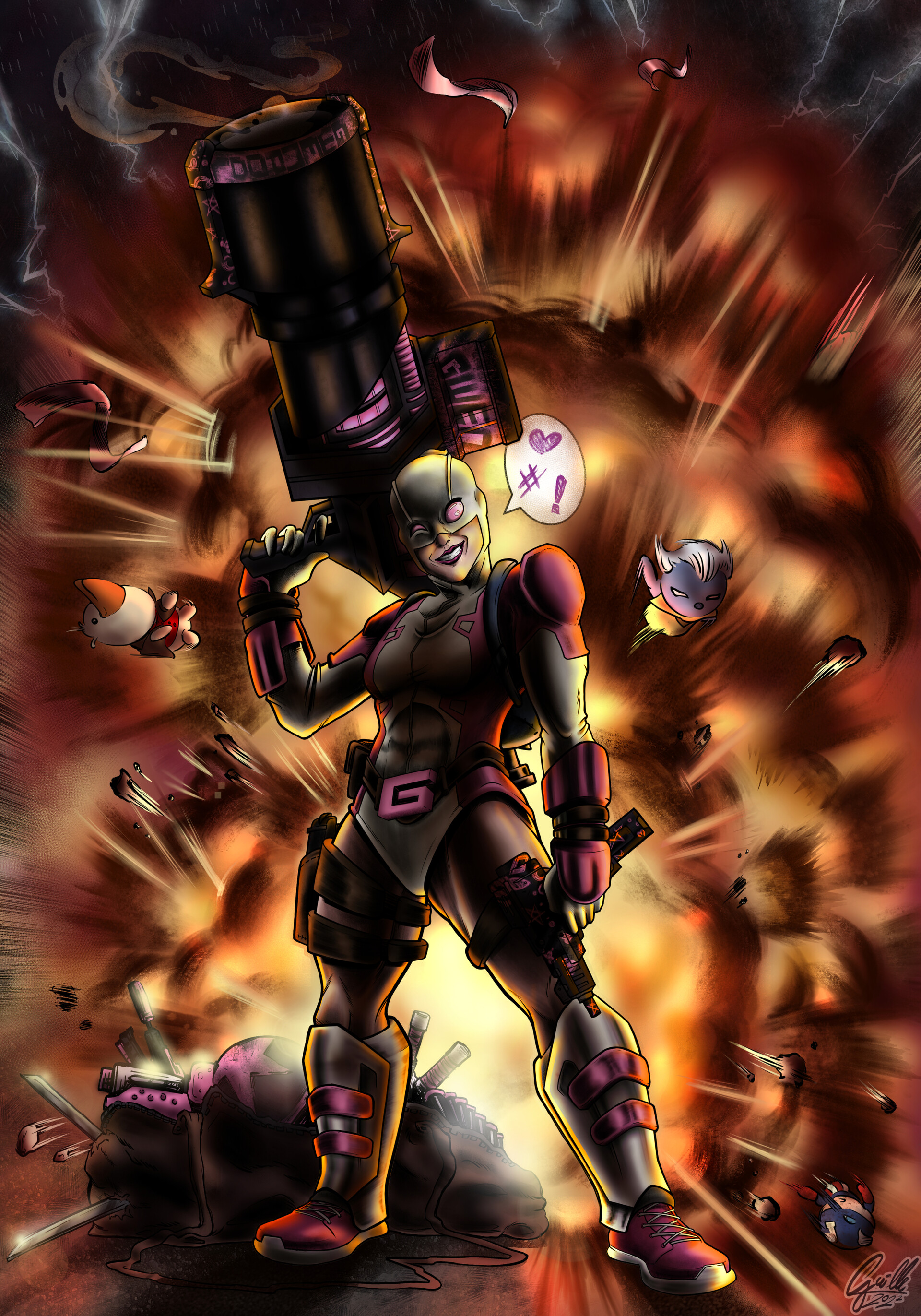 ArtStation - Fan art de GwenPool