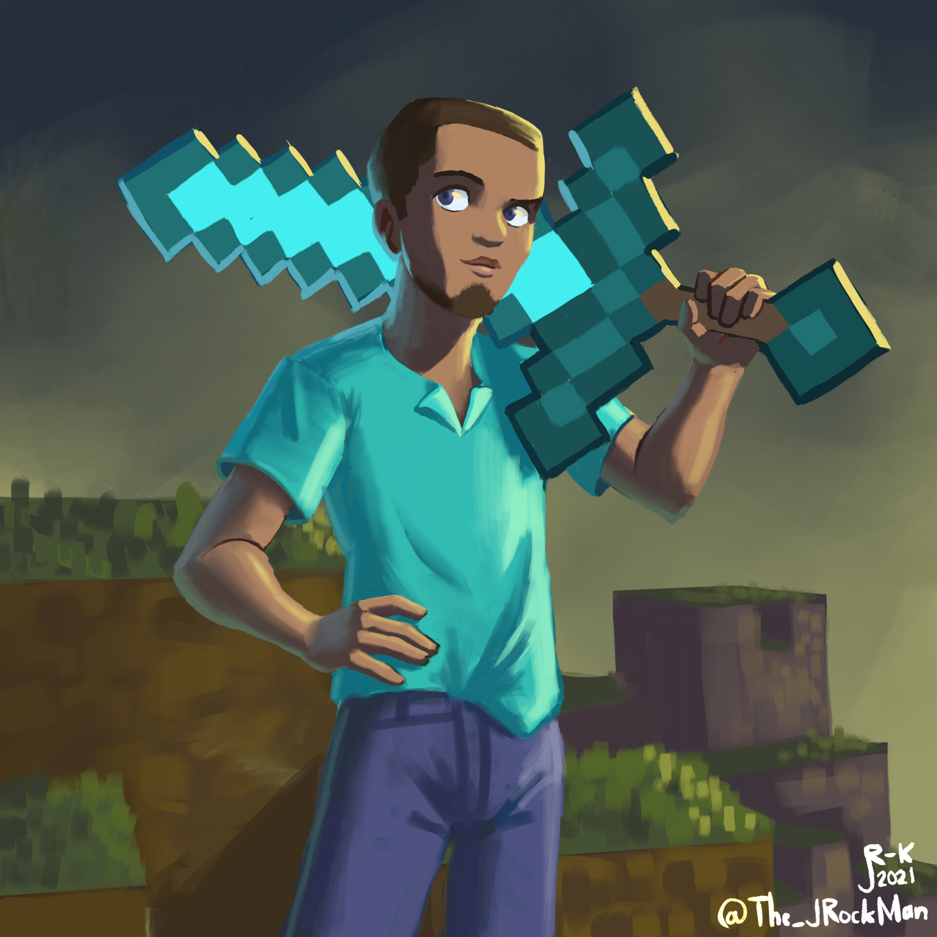 ArtStation - Minecraft Steve