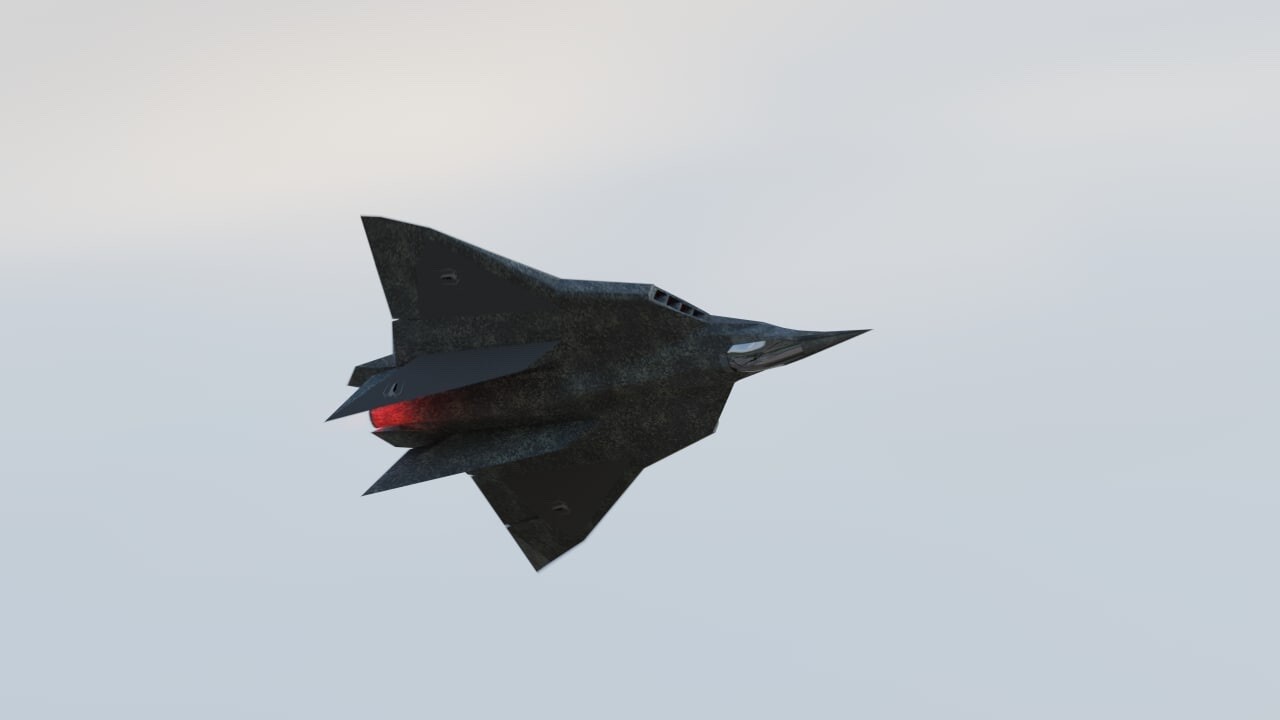 ArtStation - Realistic Render Test: Jet