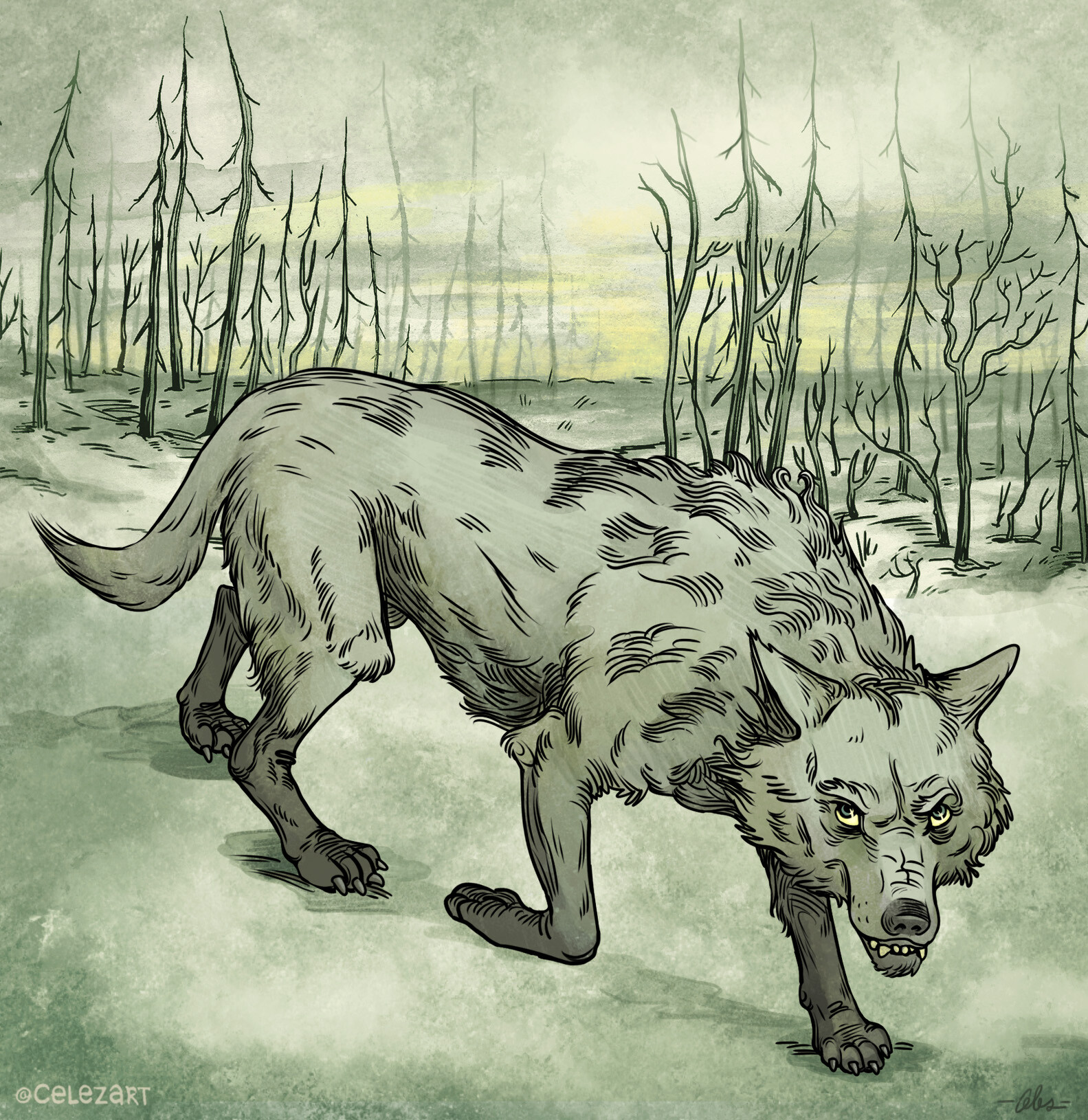 ArtStation - Forlorn muskeg (The Long Dark fanart)