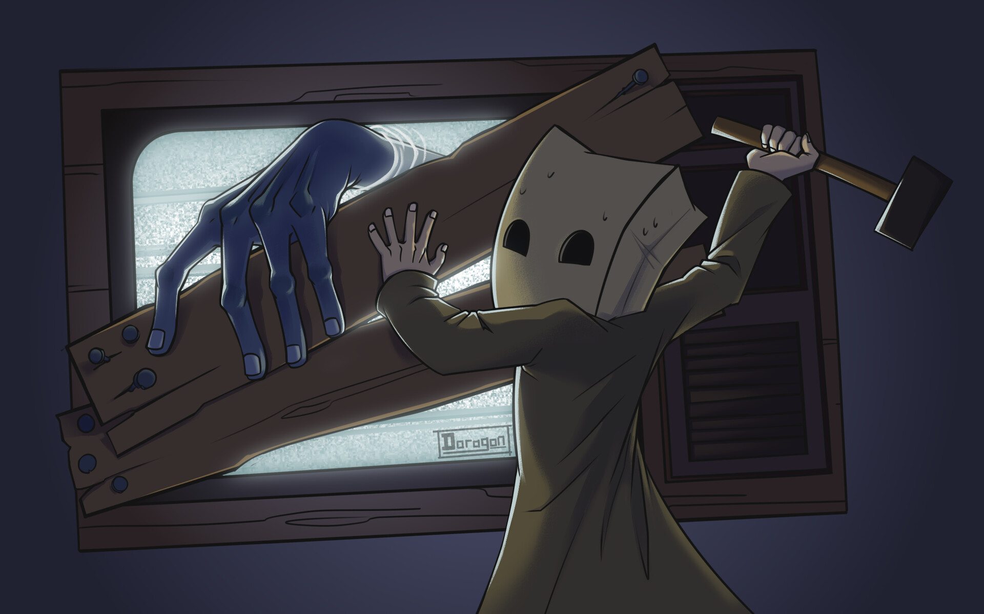 ArtStation - You can't be too careful! Little Nightmares 2