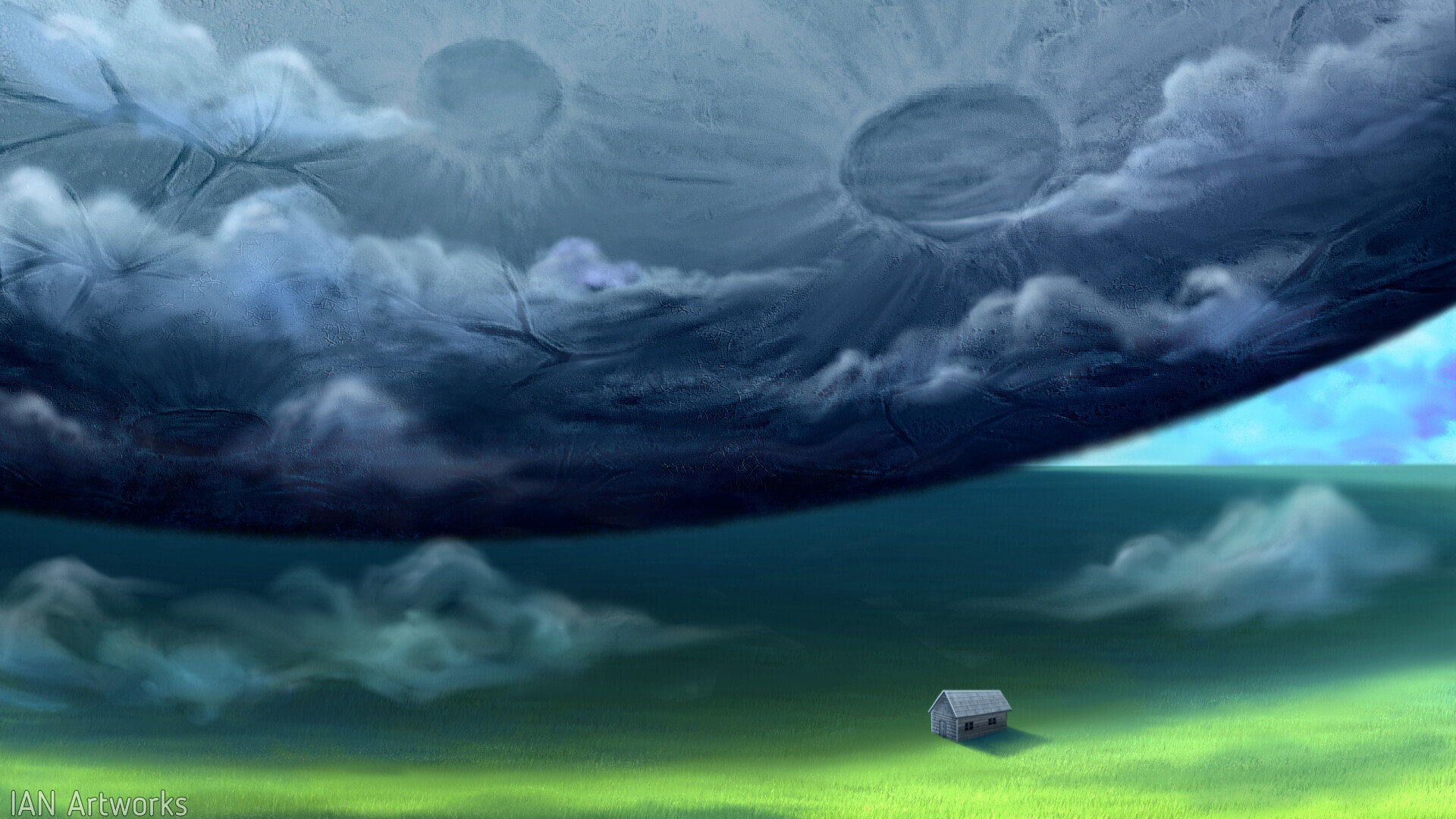 ArtStation - The Moon is Falling