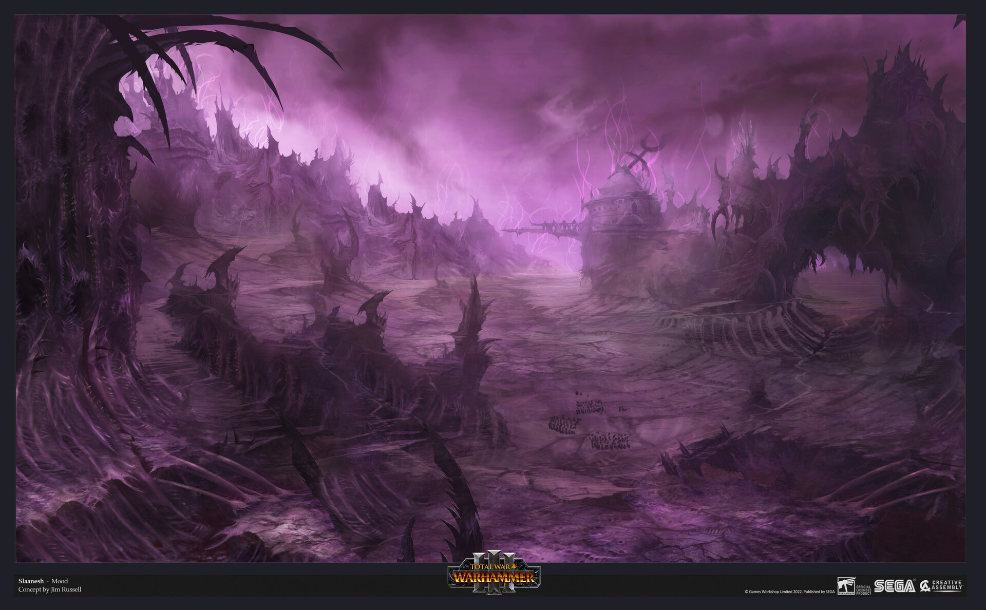 ArtStation - TW:WH3: Slaanesh: Mood