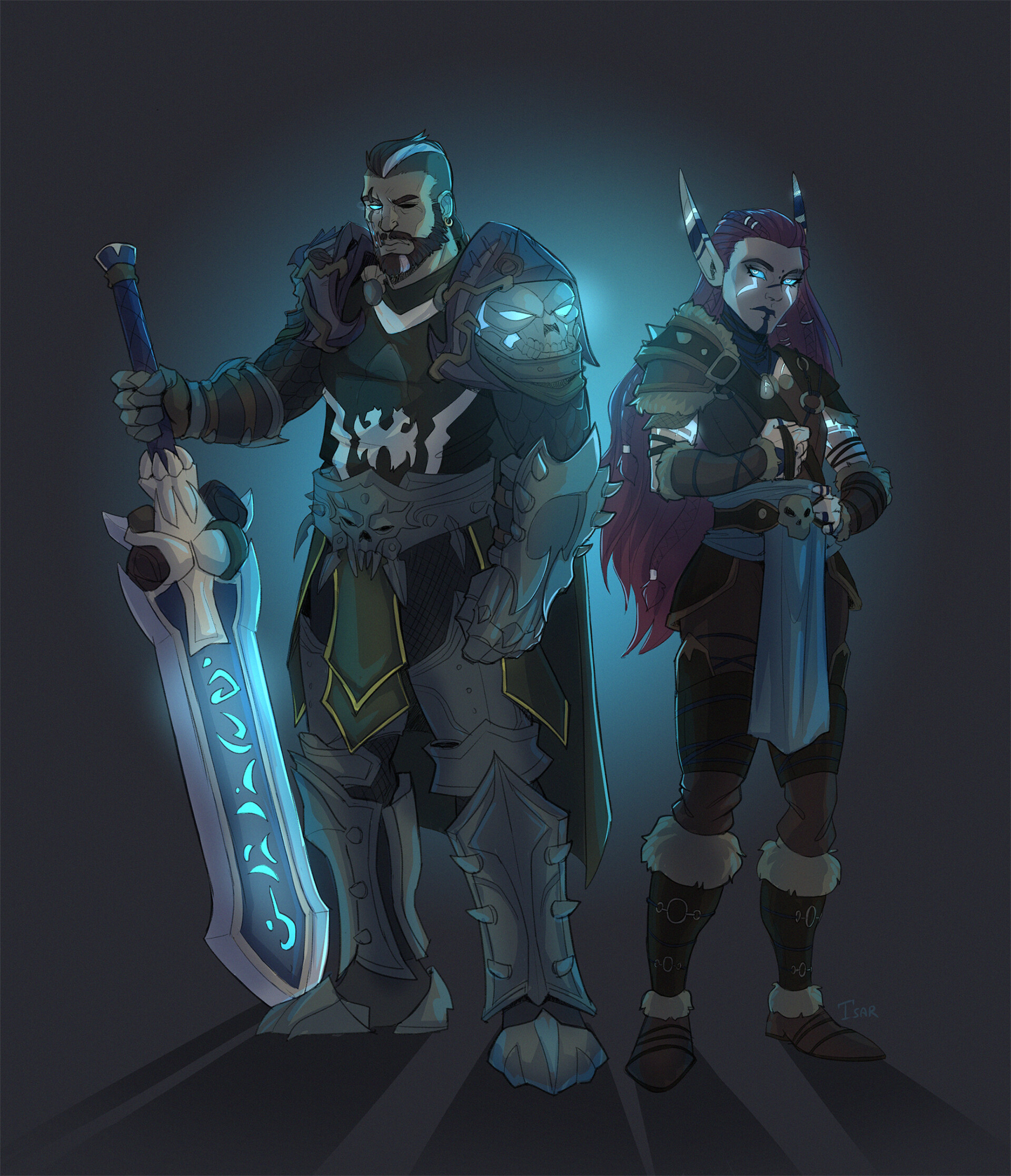 ArtStation - [SKETCH] Death Knights