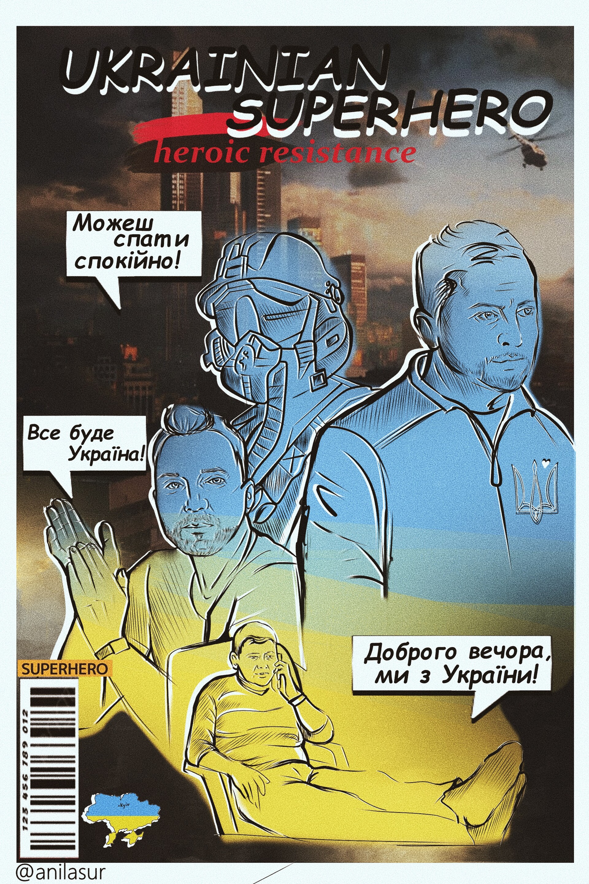 ArtStation - UKRAINIAN SUPERHERO