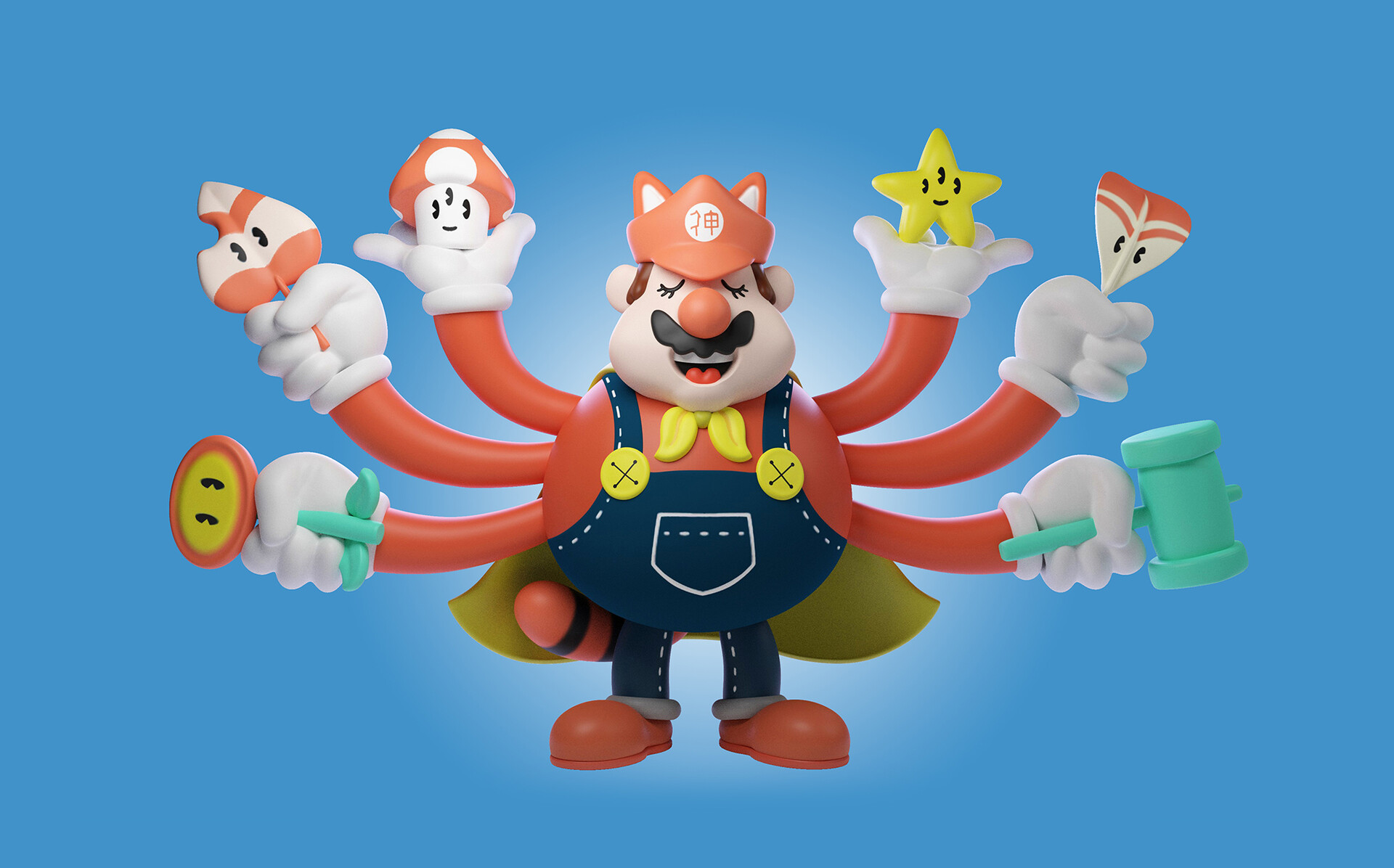 ArtStation - Guru Mario figure