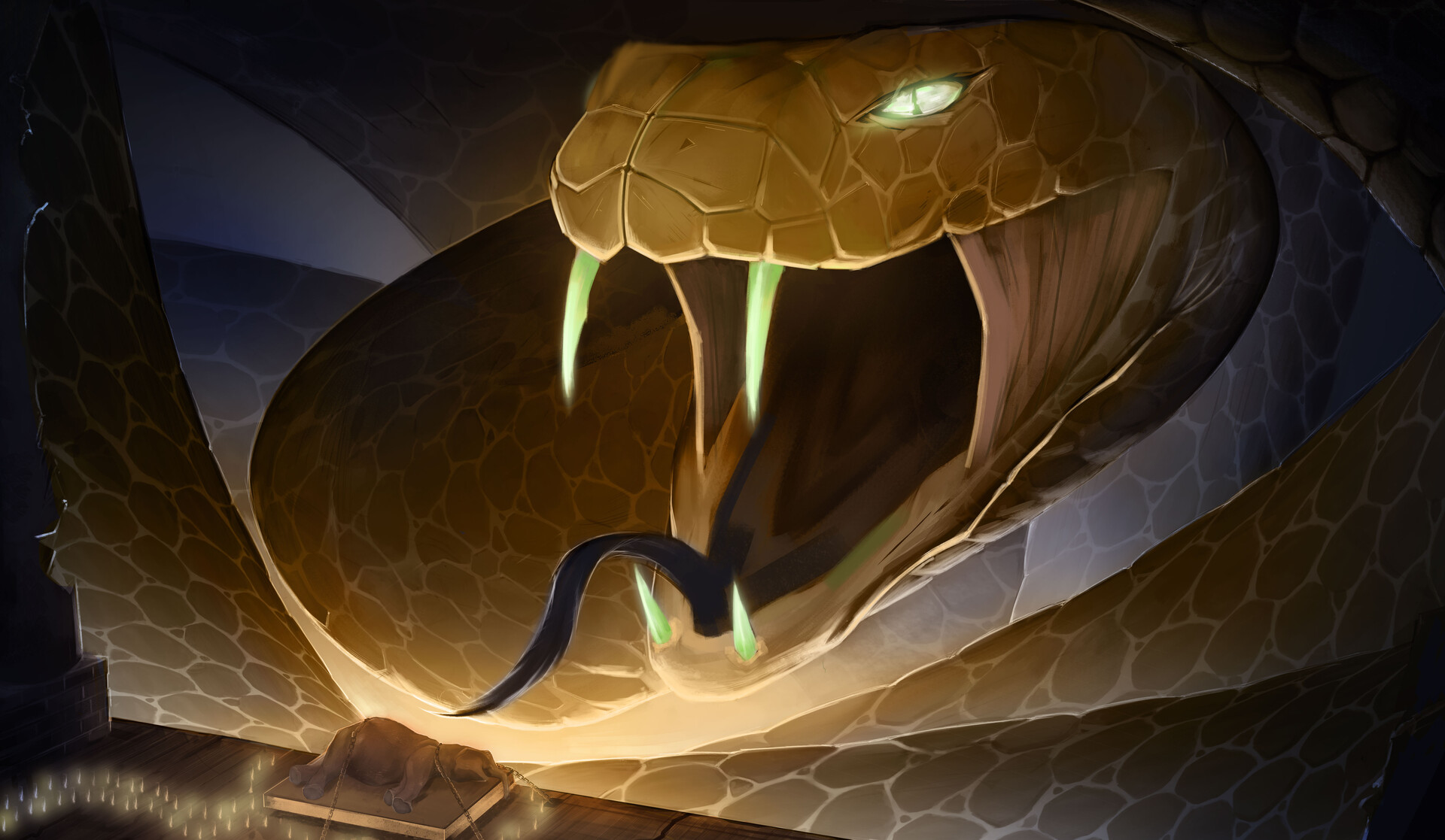 ArtStation - The Mighty Snake