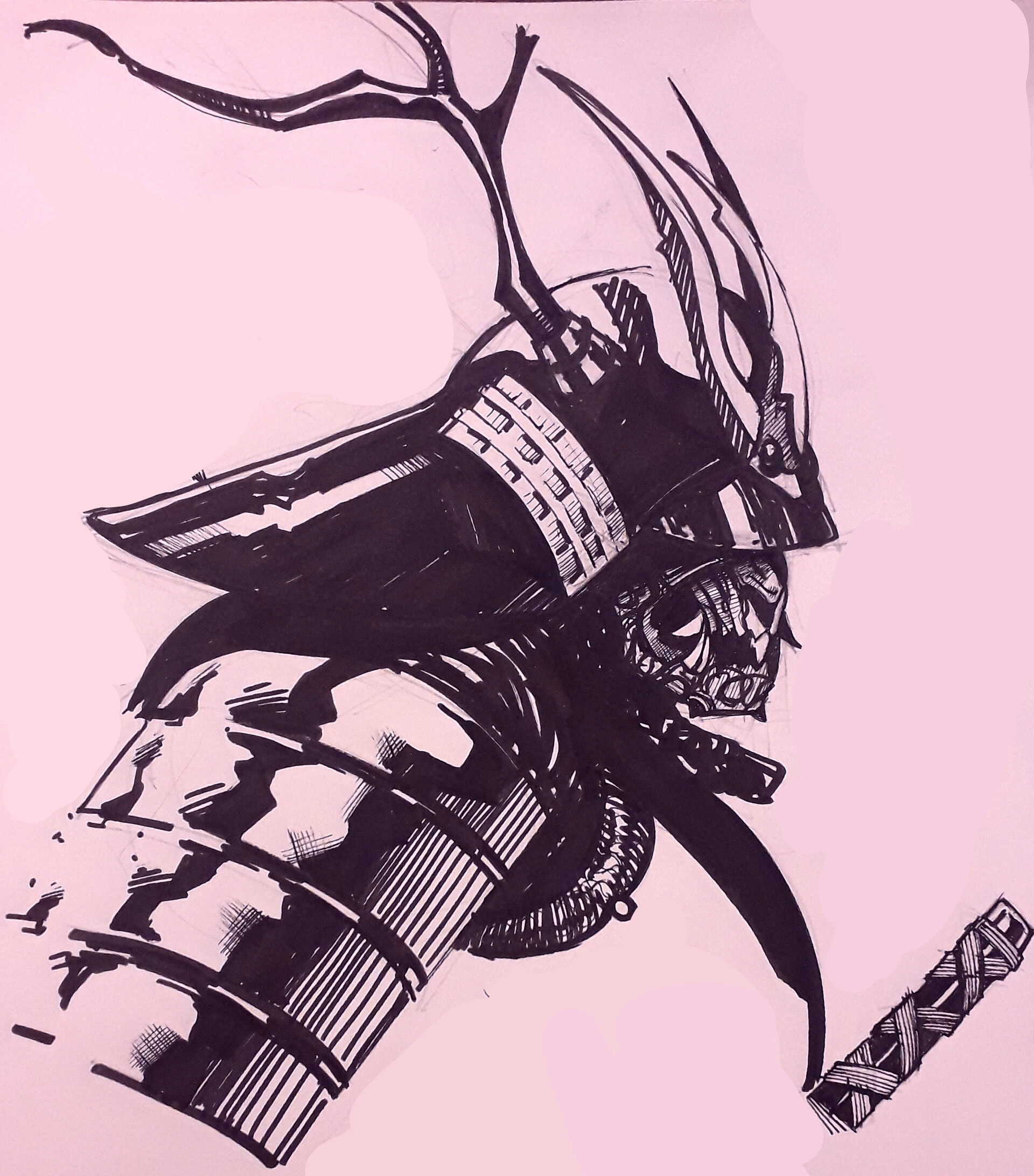 ArtStation - SAMURAI DOODLE