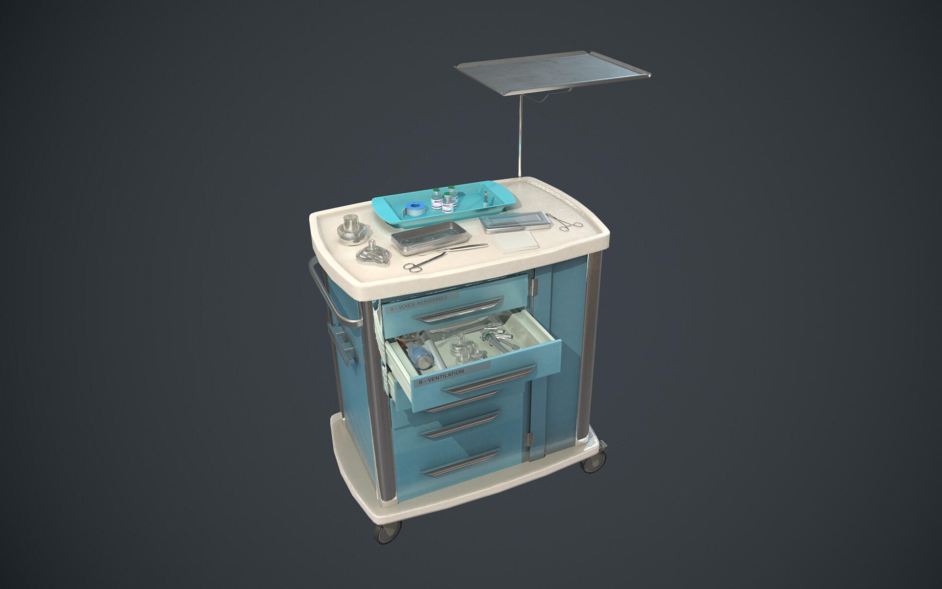 ArtStation - Neonatal resuscitation trolley