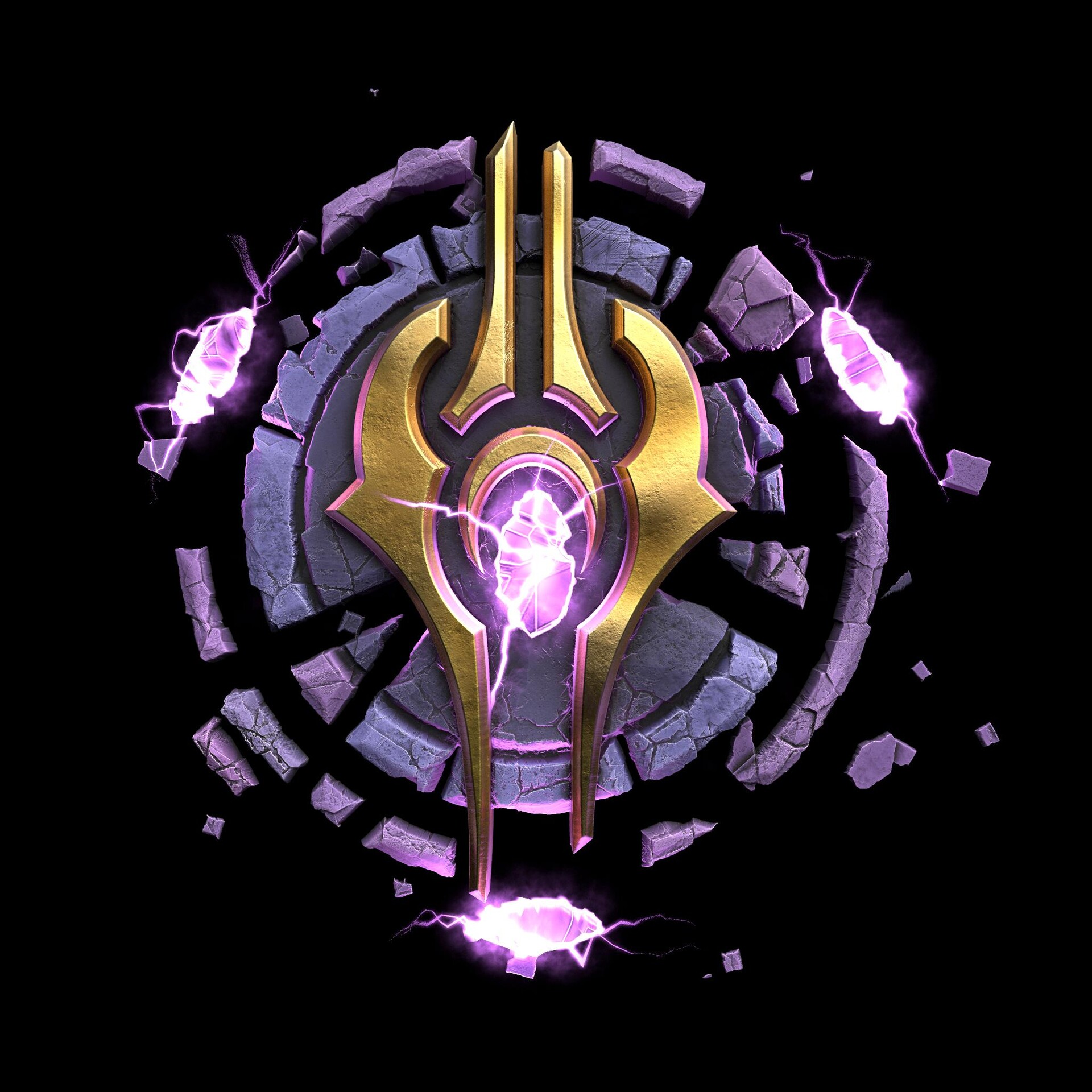 ArtStation - Icon Of Argus (WoW) - Substance Designer