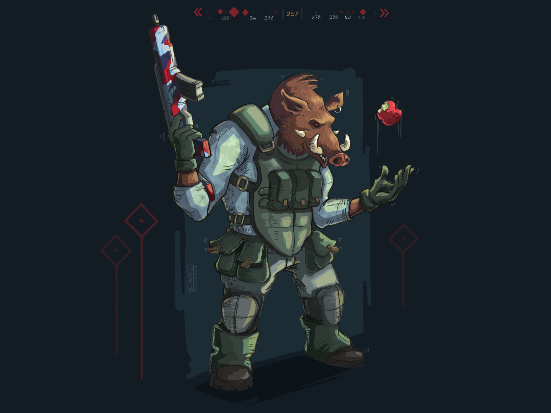 ArtStation - Wild Boar - Character Concept