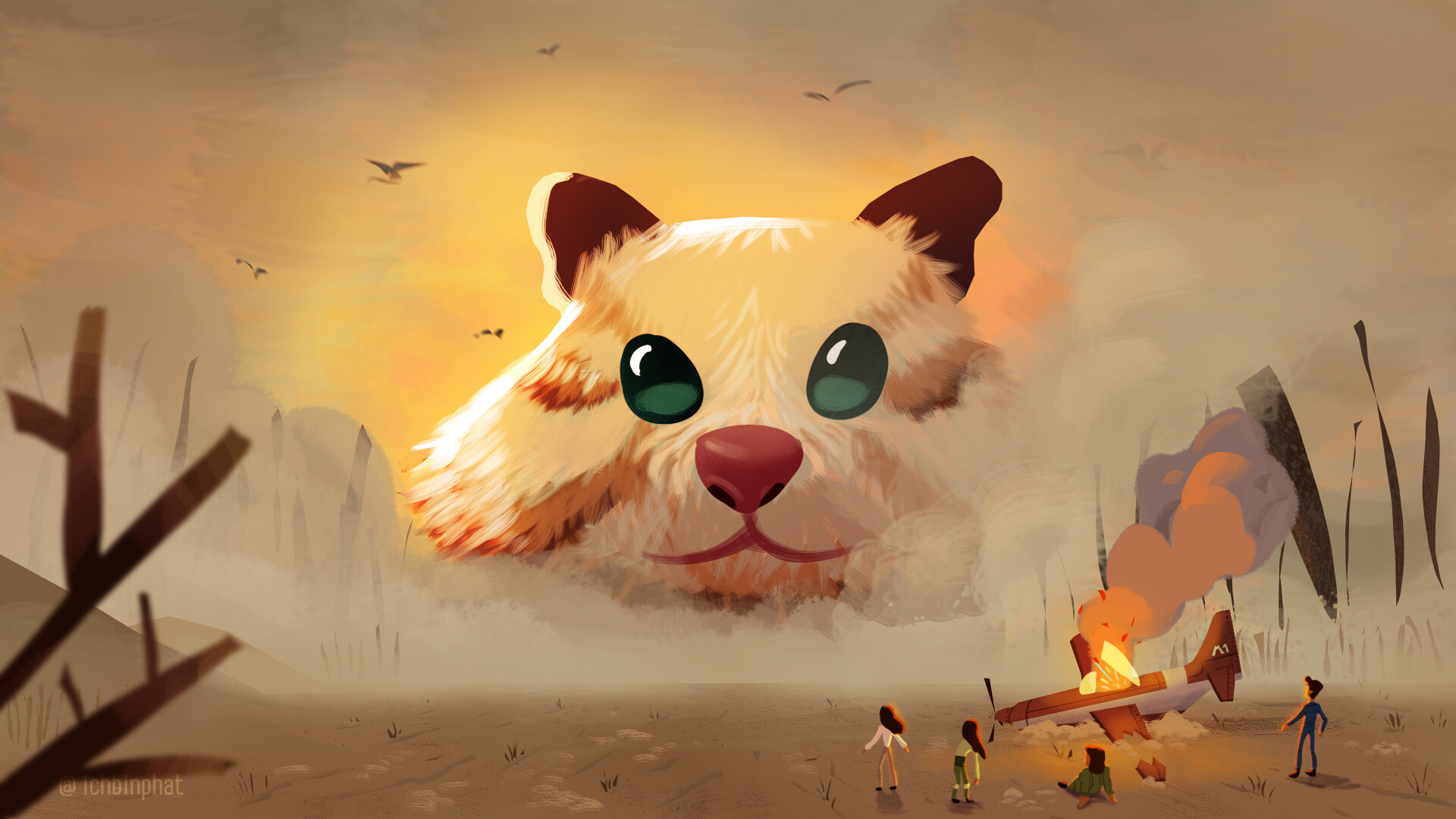 ArtStation - Giant hamster out!!