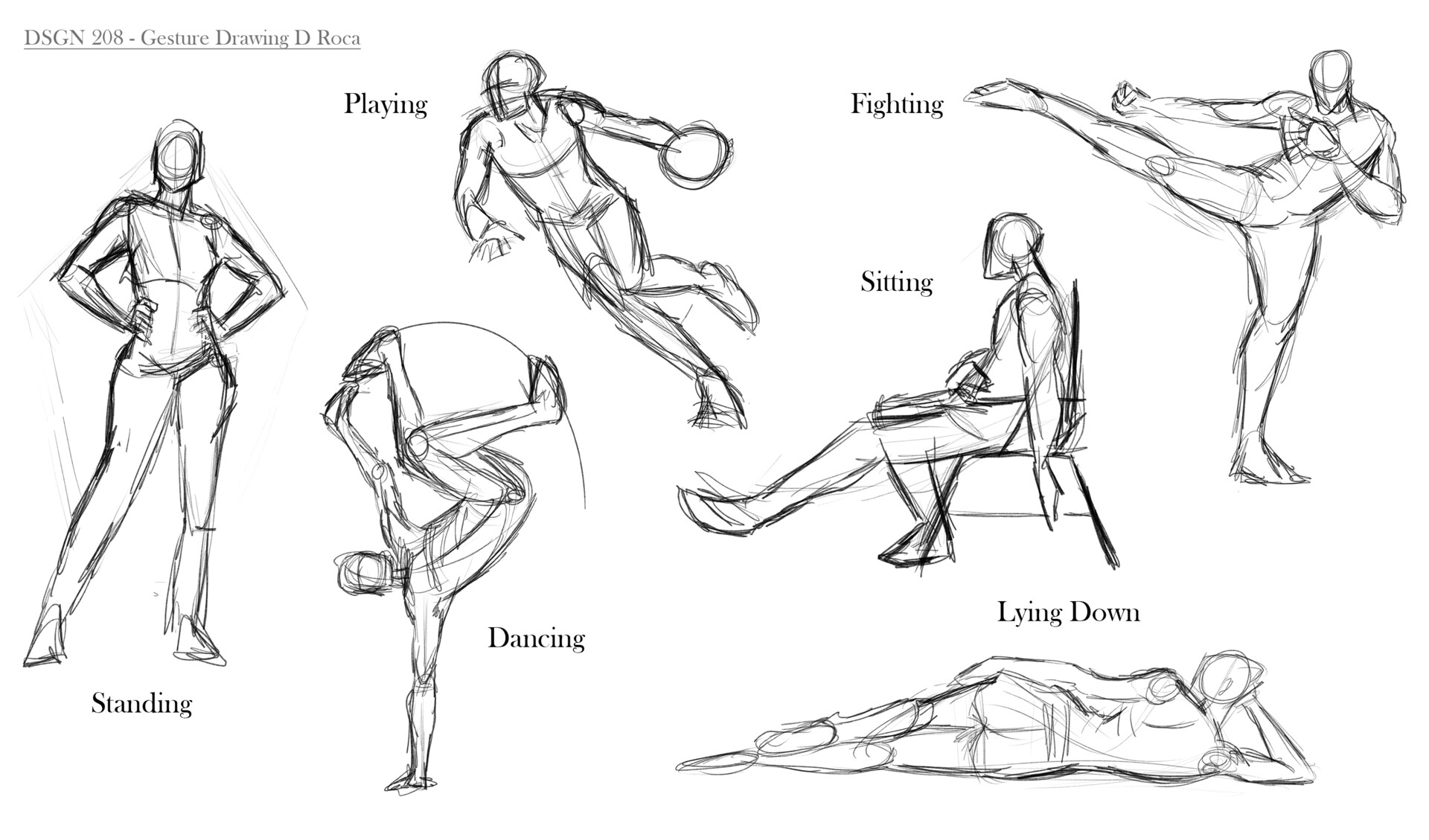 ArtStation - Gesture Drawings