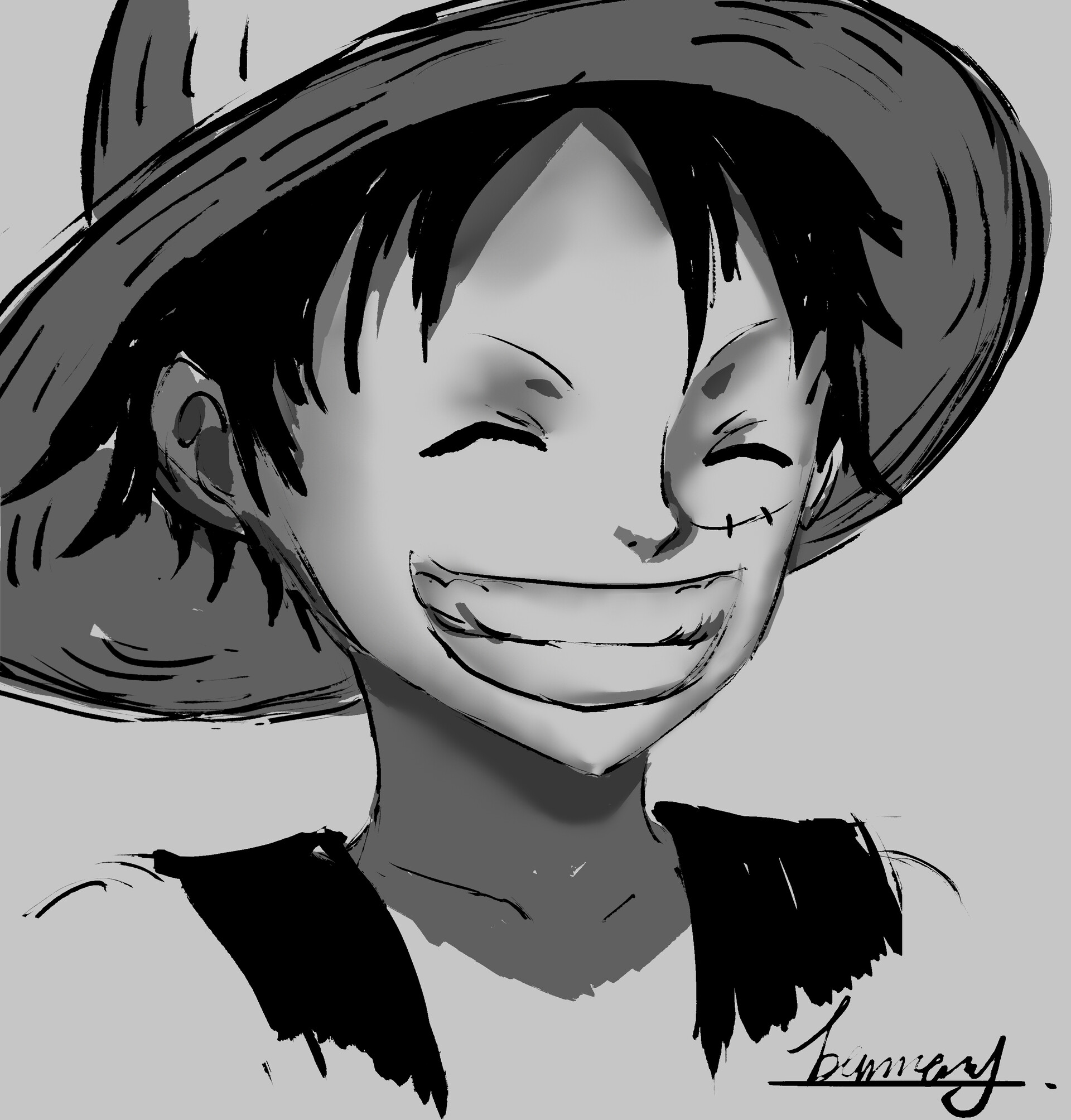 ArtStation - Monkey D. Luffy