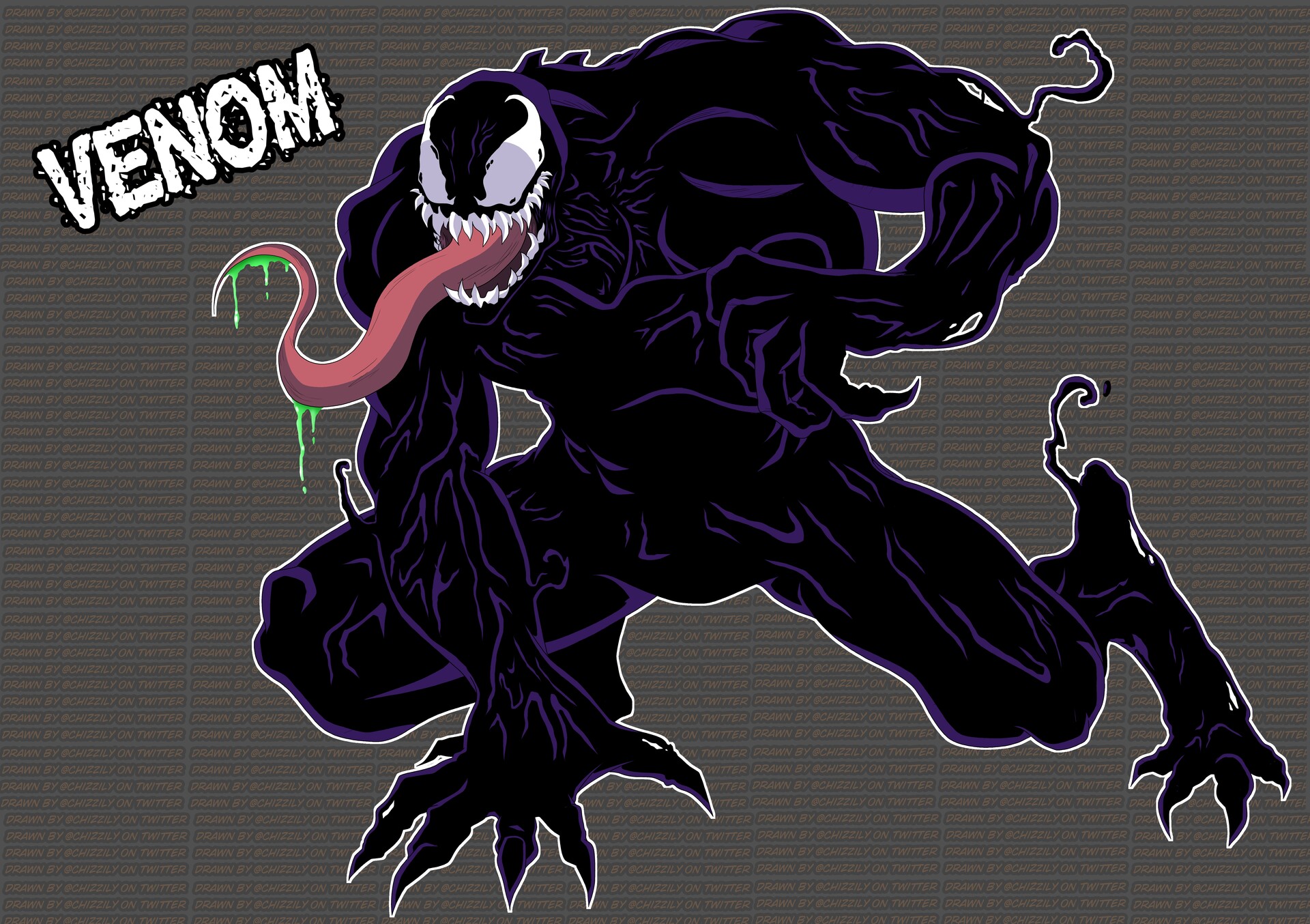 ArtStation - Venom "The Marvelous Spider-Man"