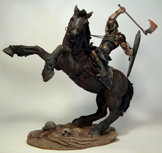 ArtStation - Death Dealer and Steed