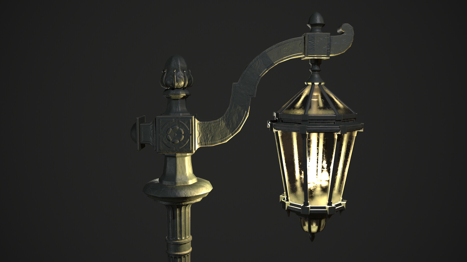 ArtStation - Victorian Streetlight - 3D Study