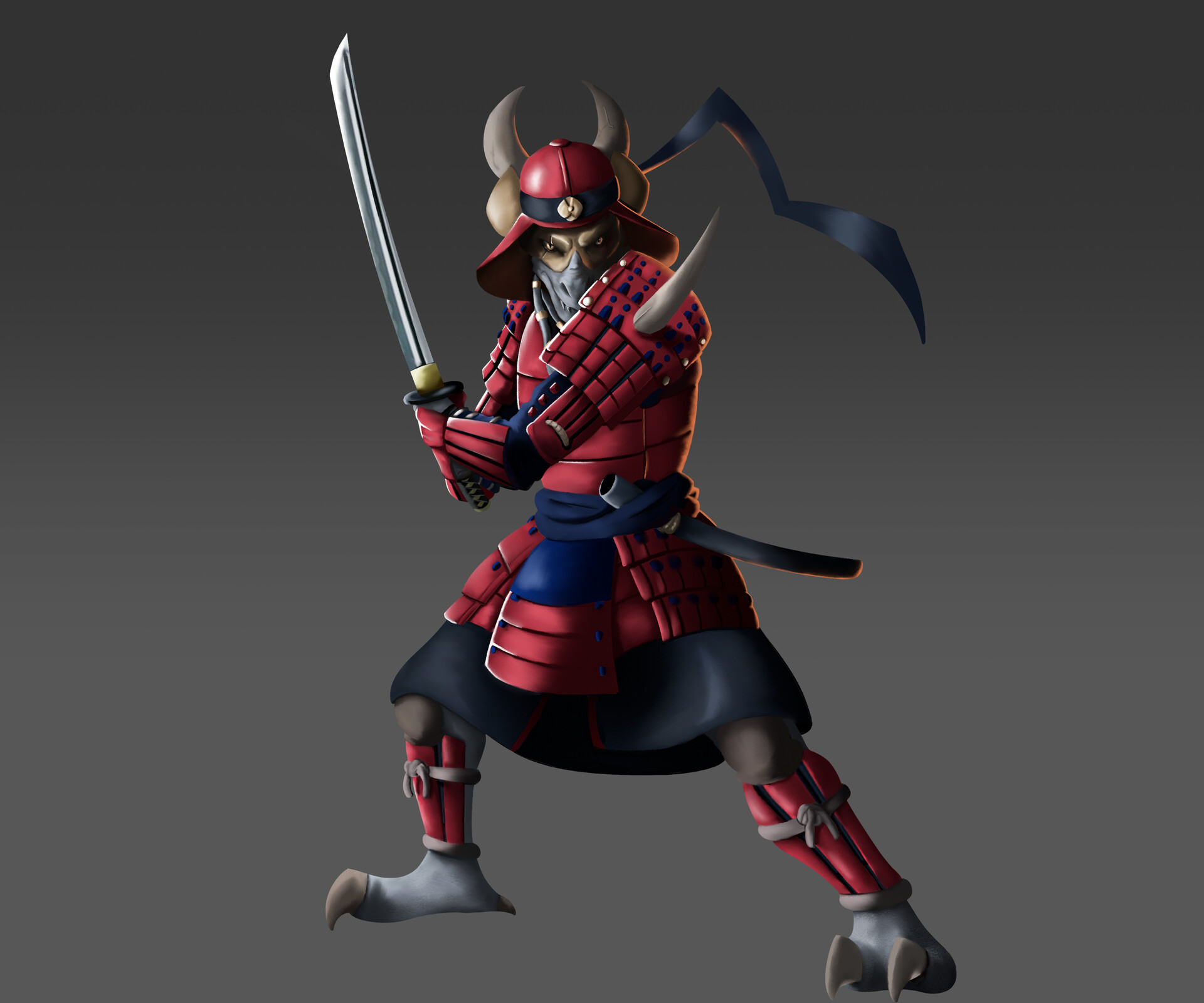 ArtStation - Dragonborn render (2021)