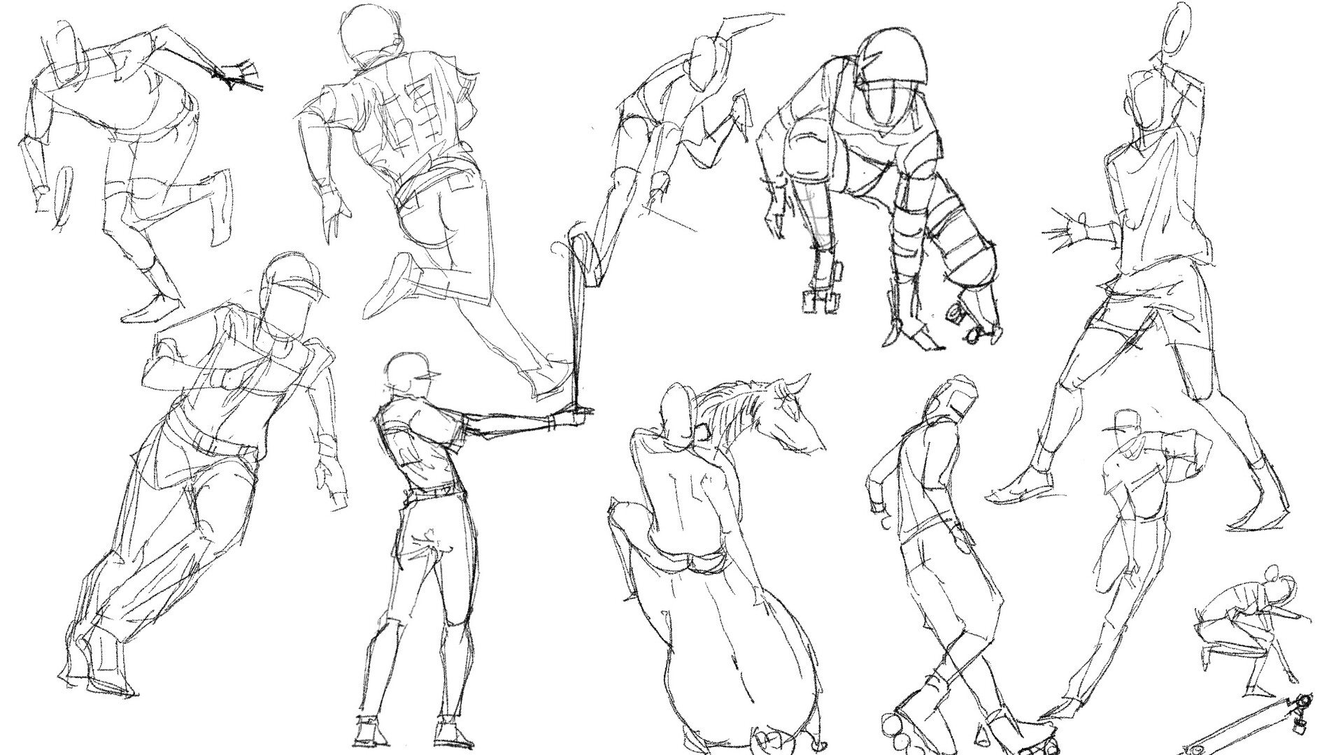 ArtStation - movement sketch