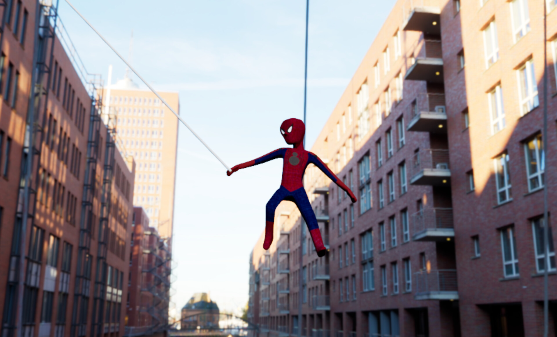 ArtStation - Spider-Man Swingin'