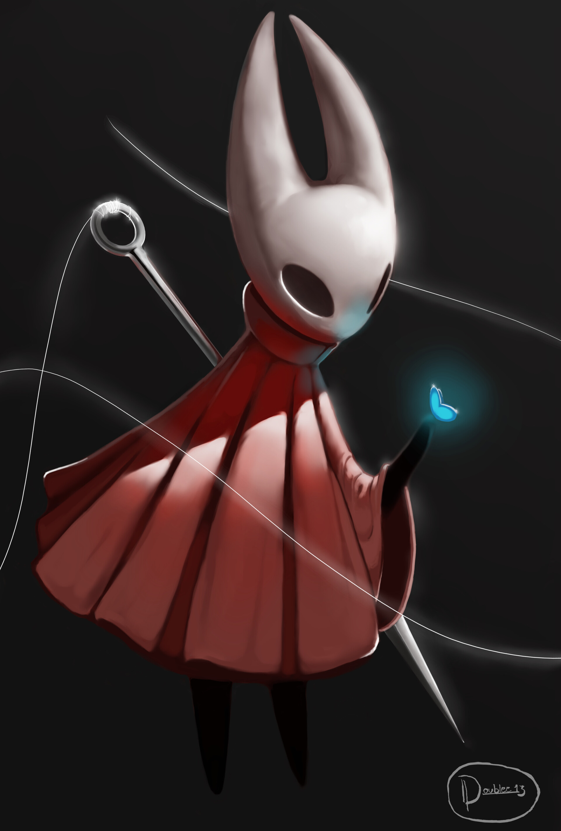 Hollow knight hornet art