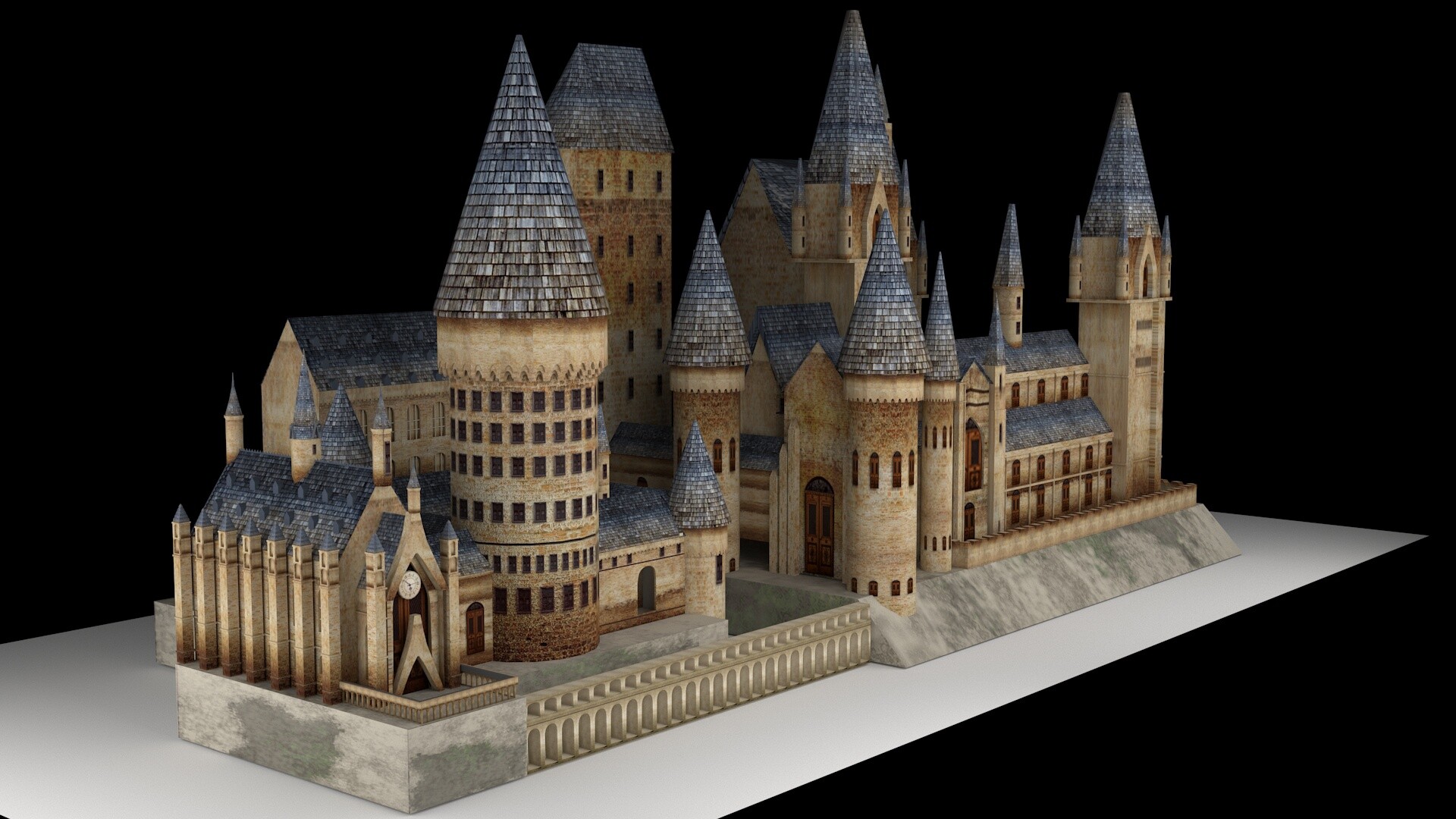 ArtStation - hogwart castle