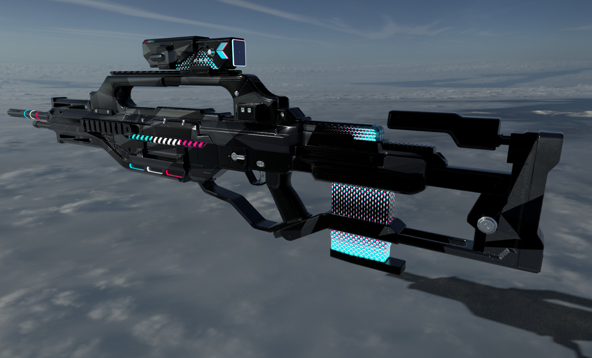 ArtStation - Splitgate Battle Rifle - Fan Made not official