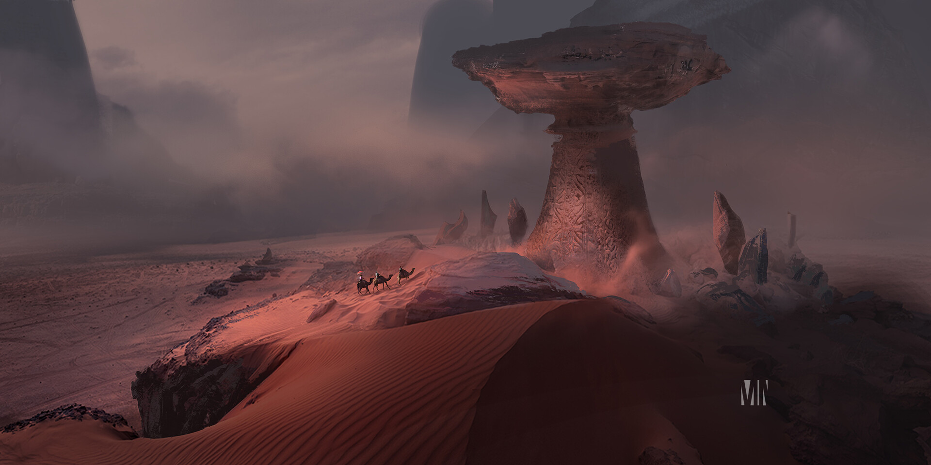 ArtStation - Dunes concept series 1