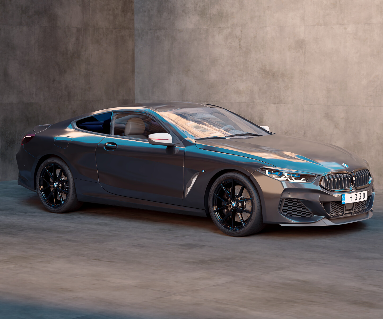 ArtStation - BMW Car render