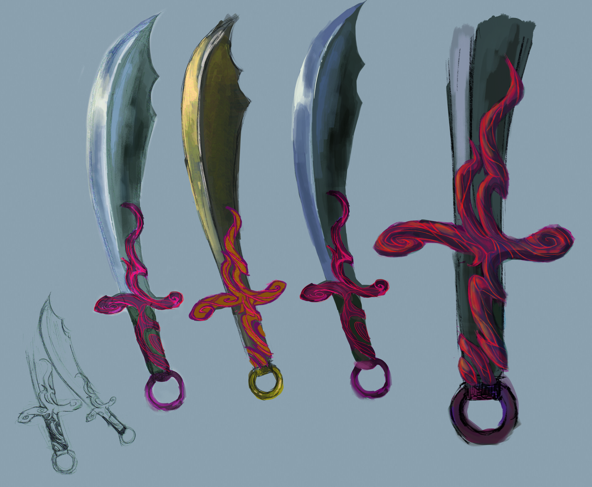 ArtStation - Oloferne Weapon Design