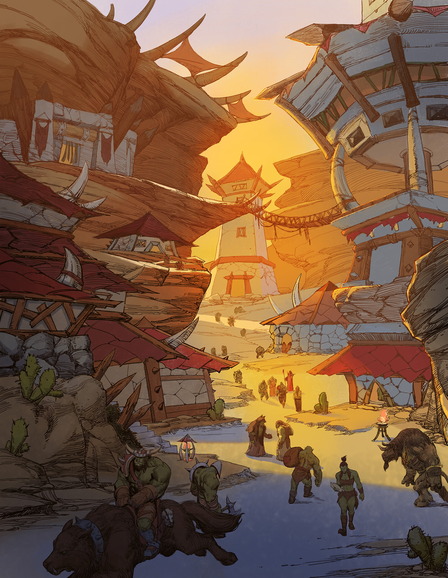 Bayard Wu - Illustrations for World of Warcraft: Exploring Azeroth ...