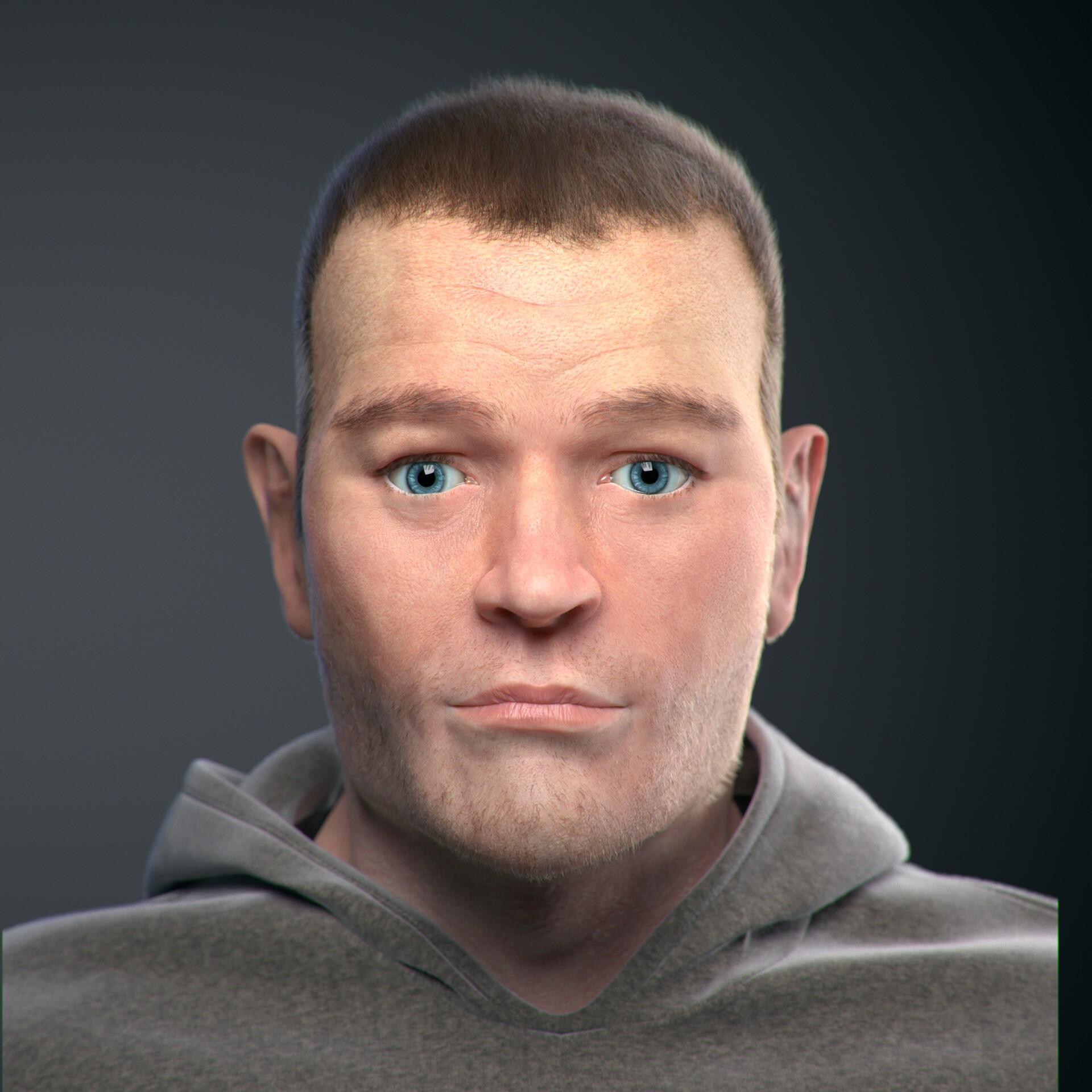 ArtStation - Realistic 3D human face