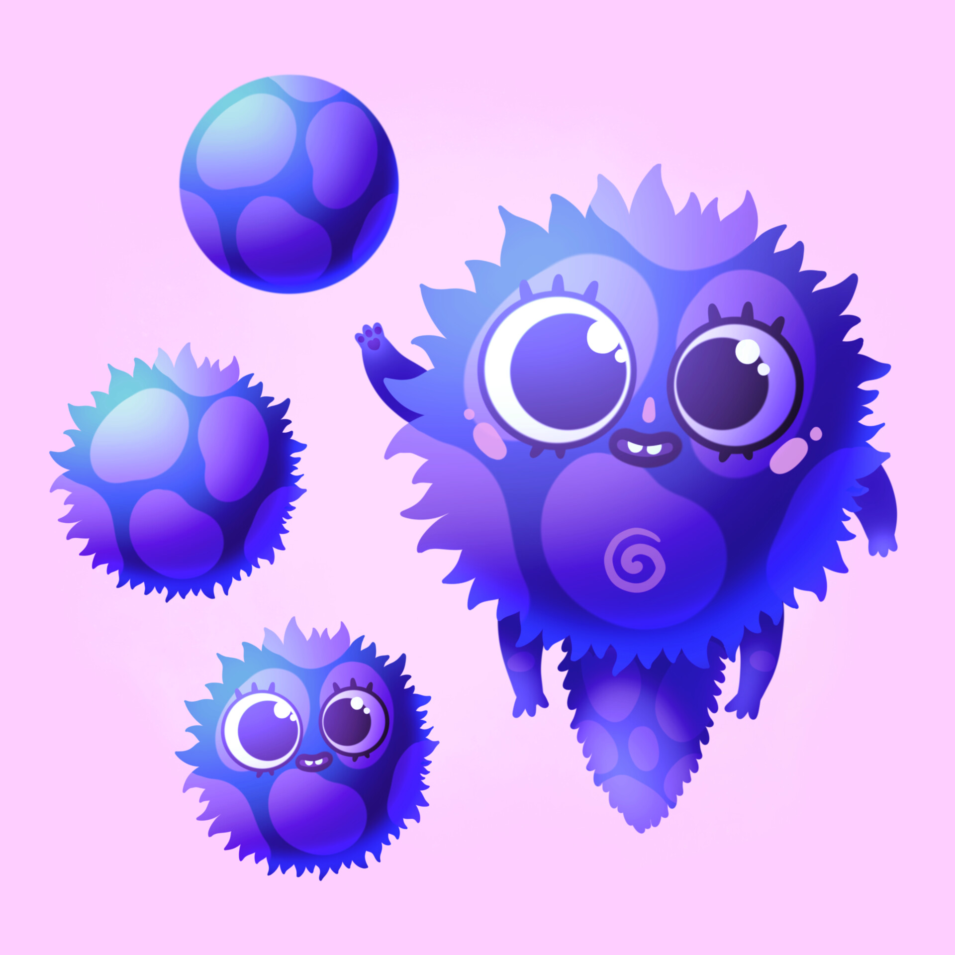 ArtStation - Cute little monster