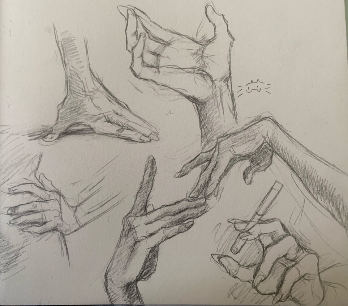 ArtStation - Hand study