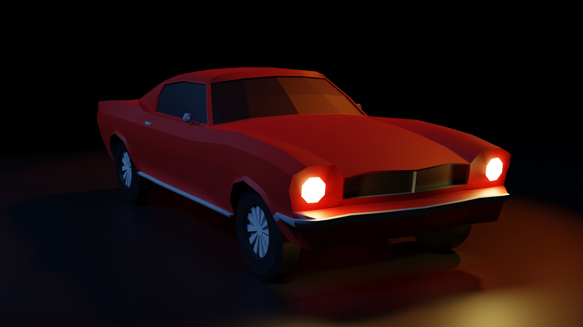 ArtStation - Low-poly car