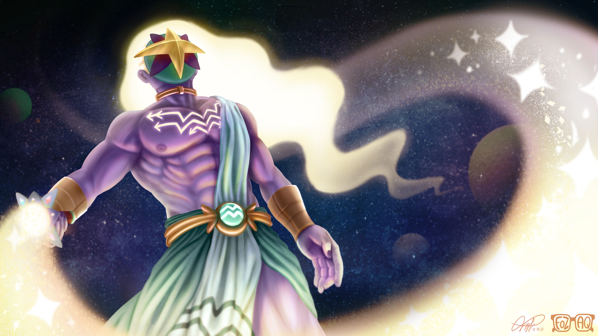 ArtStation - [Splash Art] Star god - Tal