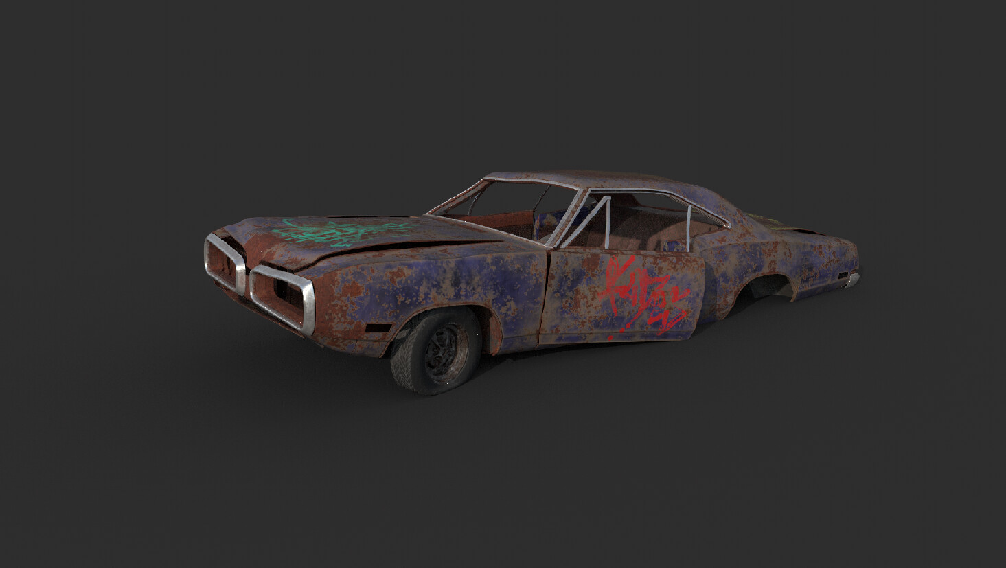 ArtStation - Rusty car