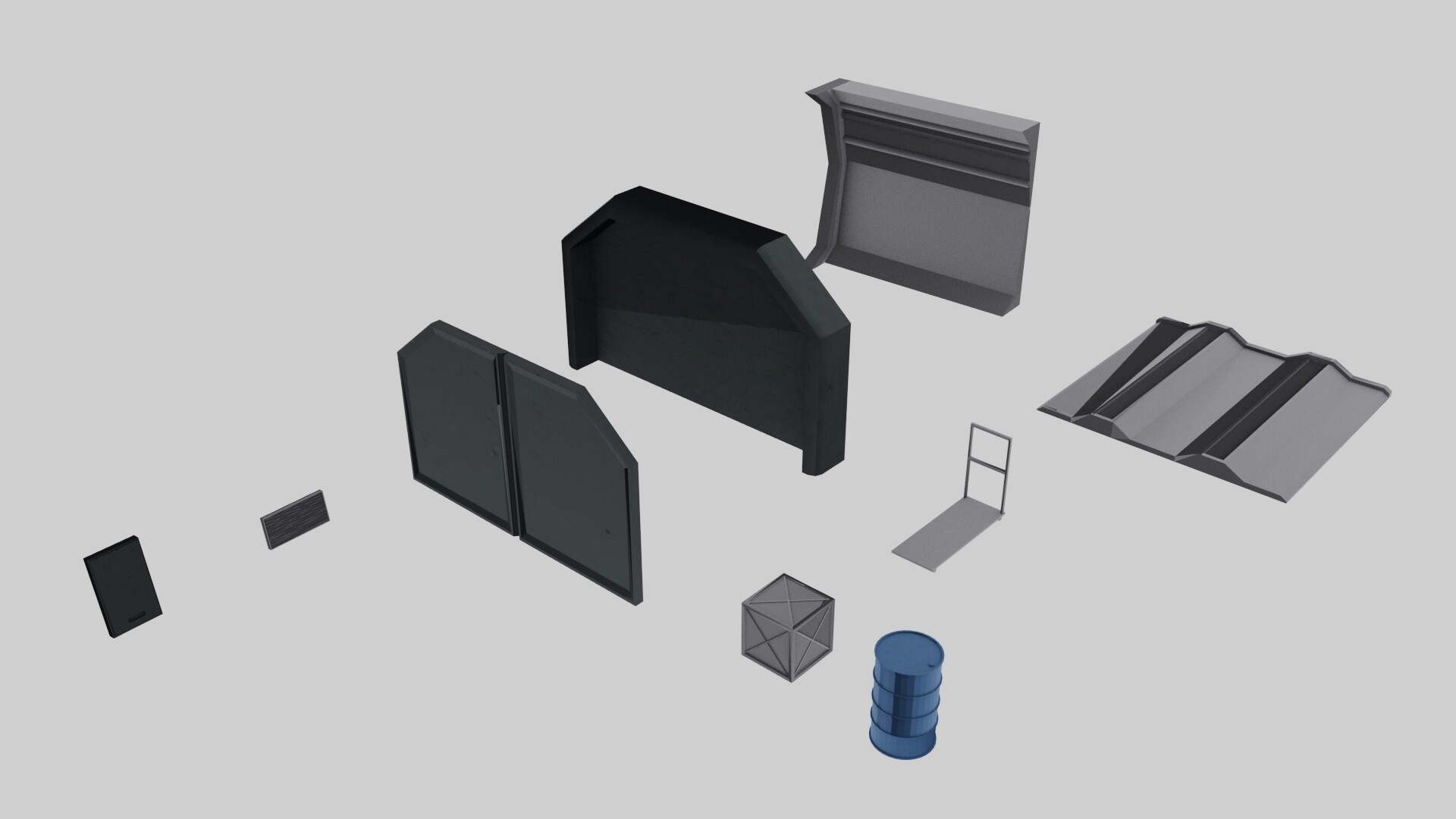 ArtStation - Modular Design Project - Texturing and Trim Sheets