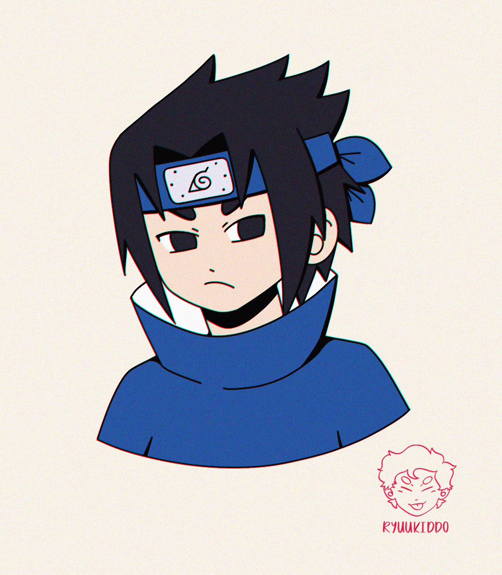 sasuke child drawing