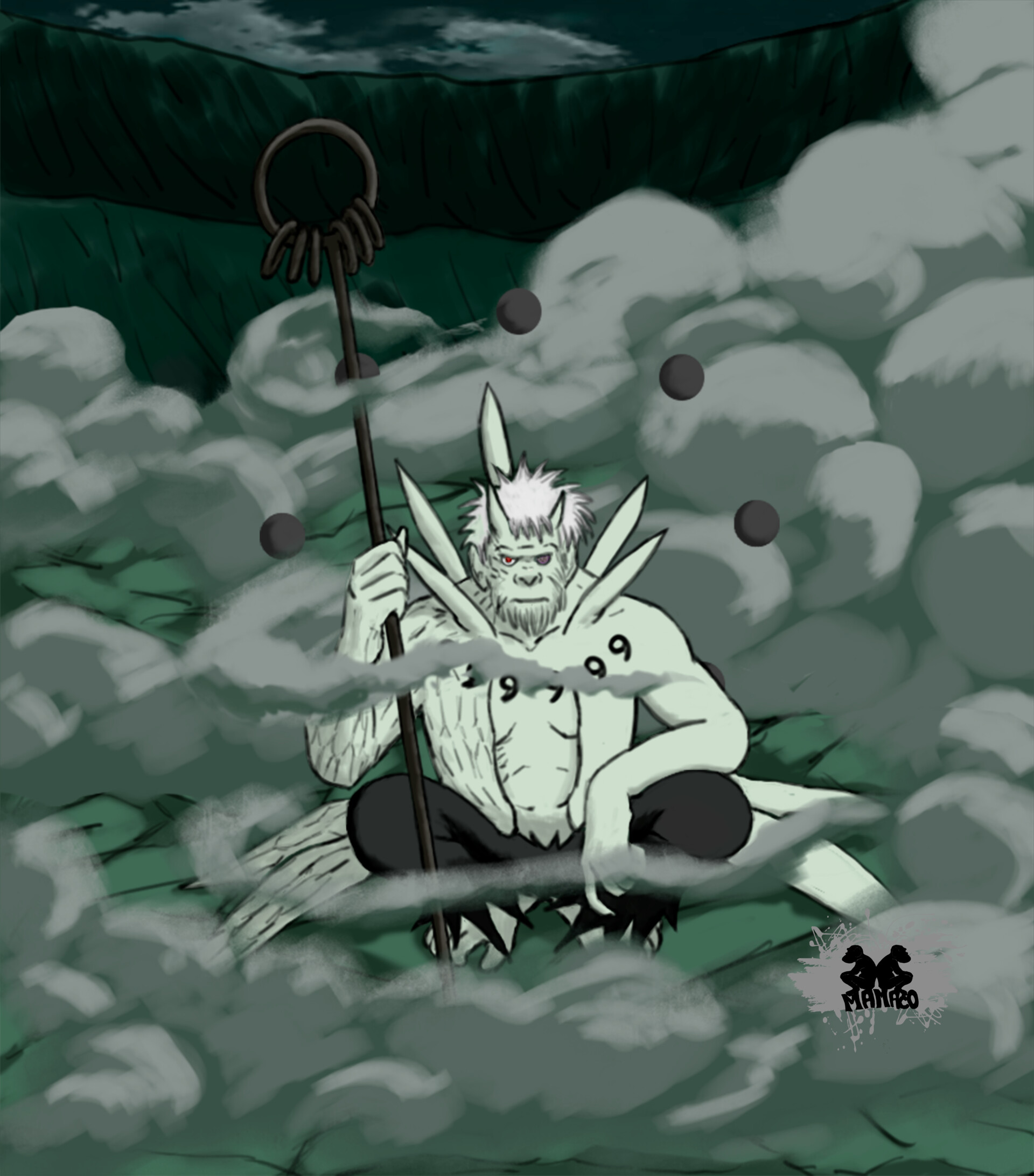 ArtStation - Monkey Obito Uchiha